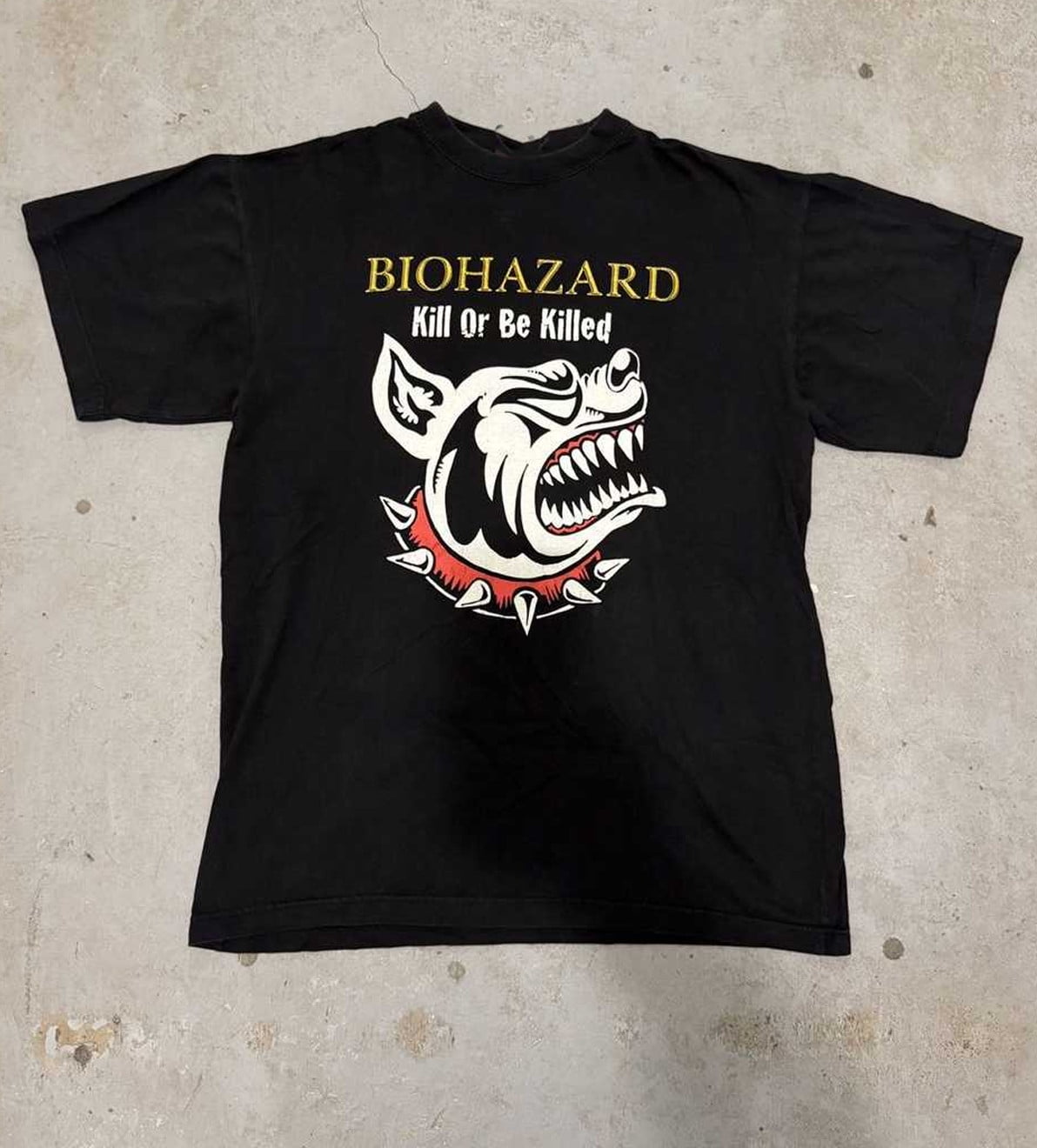 Rare BIOHAZARD Band Short Sleeve Cotton Black All Size T-Shirt AM518 ...