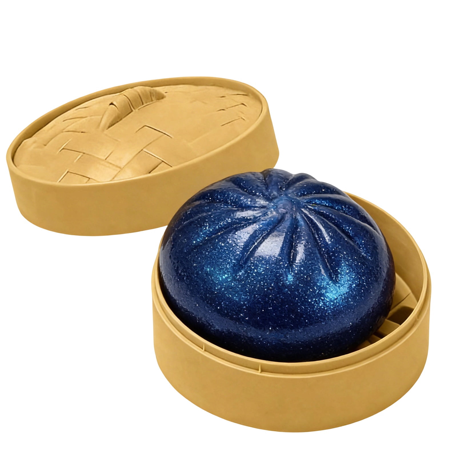 Rare Blue Glitter Dumpling Squishies - Mystery Bao Bun HTF - Sparkling ...