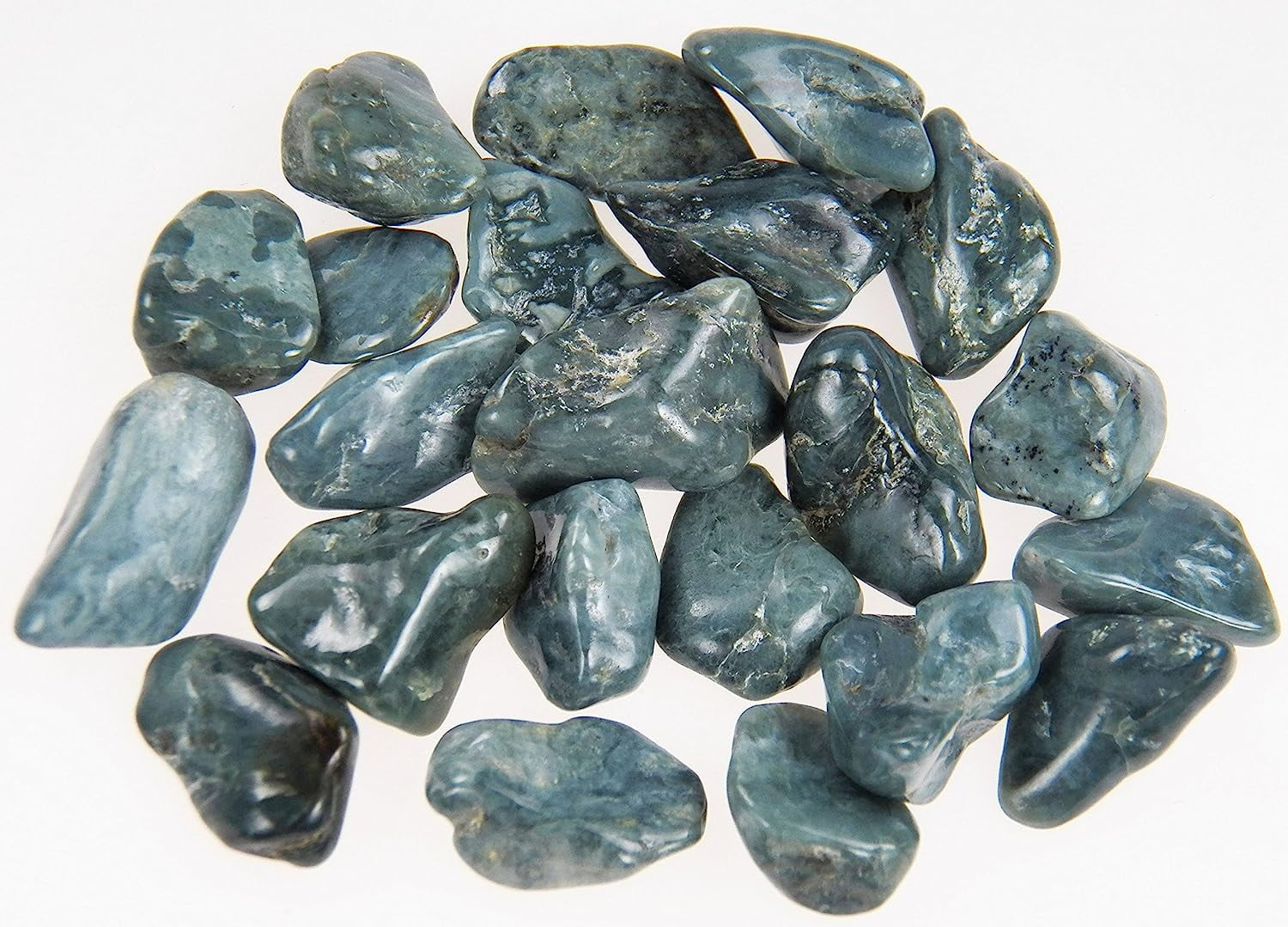 Rare Blue Nephrite Jade Tumbled Stone Crystal Vonsen California (1 ...