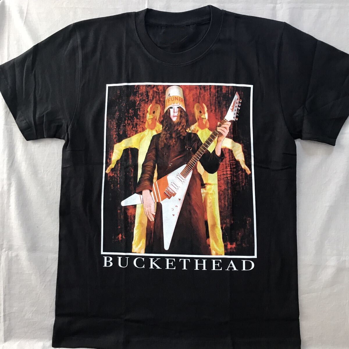 Rare Buckethead Music Star Cotton Black Full Size Men Women Shirt ...