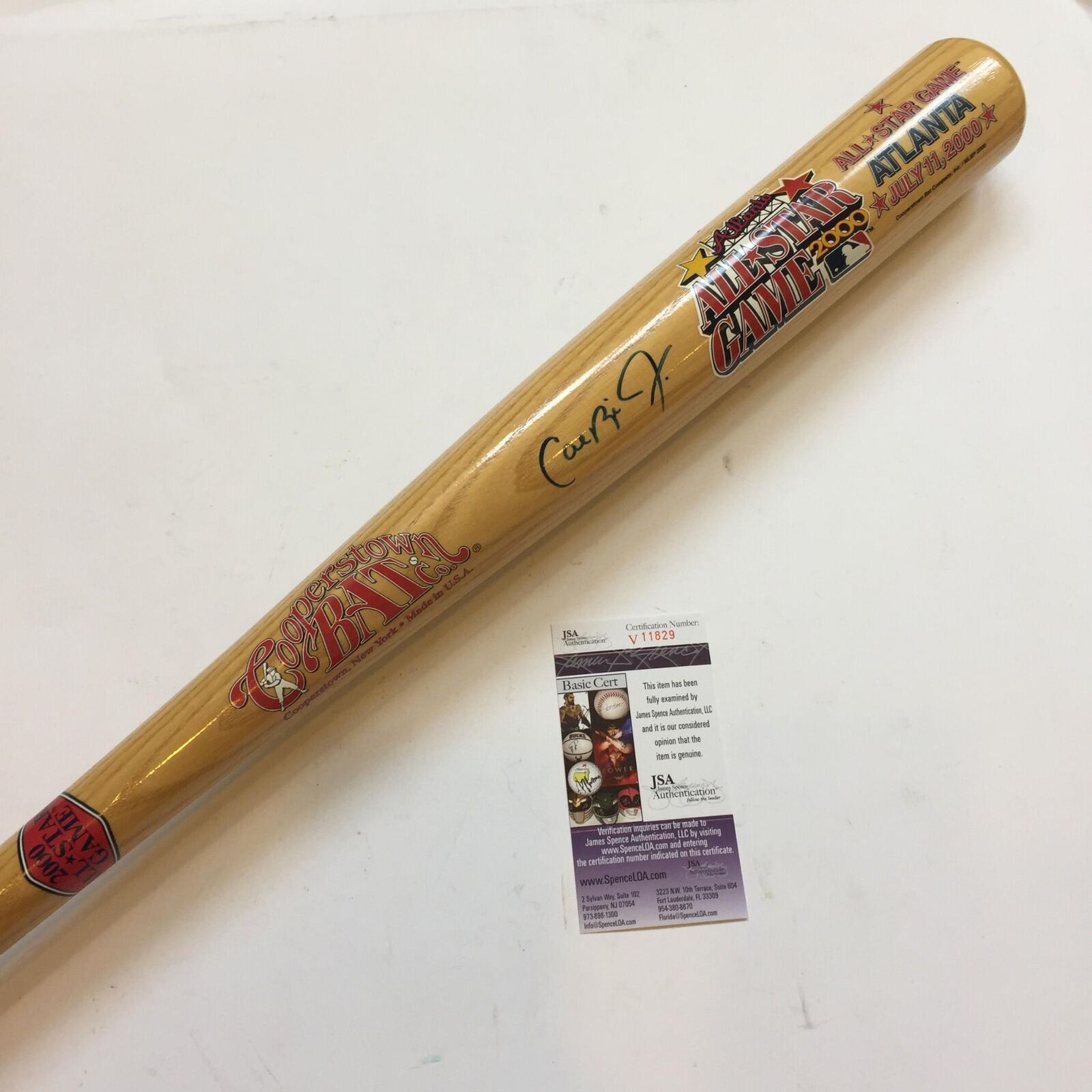 Rare Cal Ripken Jr. Signed 2000 All Star Game Cooperstown Bat With JSA COA - Walmart.com