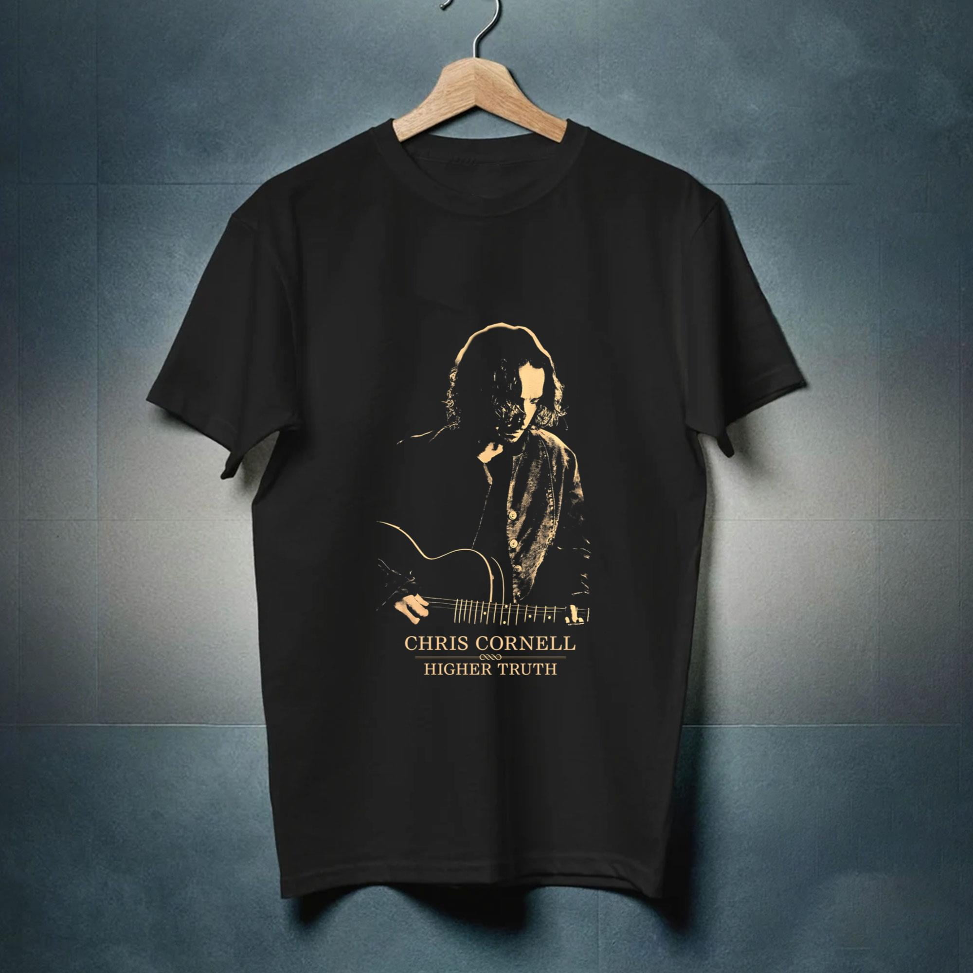 Rare Chris Cornell Higher Truth New Black Men Shirt - Walmart.com