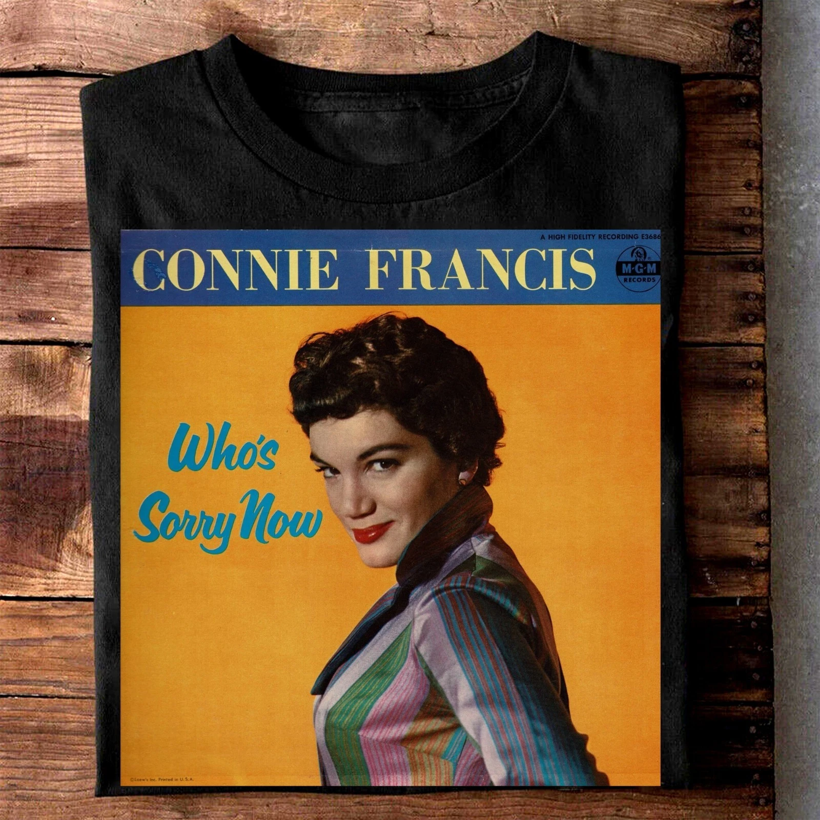 Rare Connie Francis Who's Sorry Now Cotton Men S-5XL 20D165 - Walmart.com