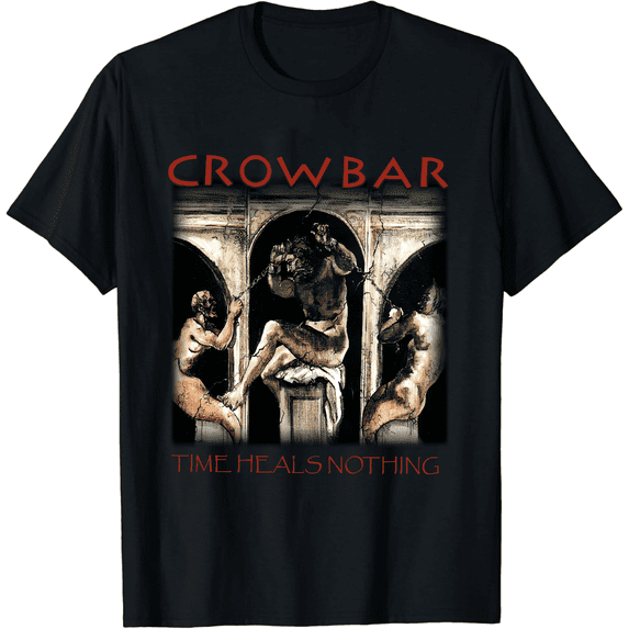 Rare Crowbar Band Time Heals Nothing tour Unisex Black T Shirt, LIMITED ...