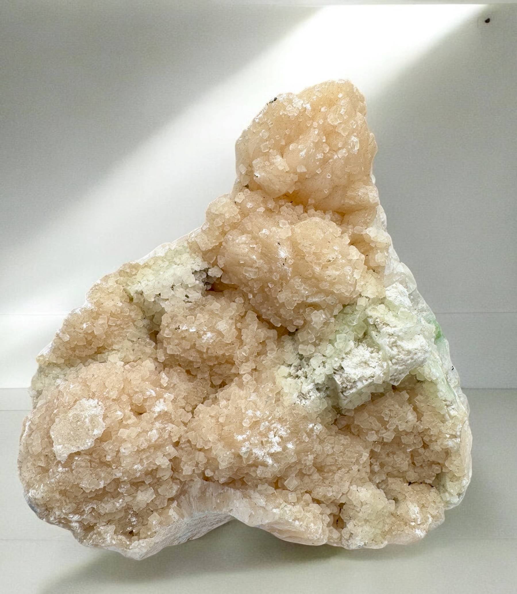 Rare Cubic Apophyllite on Stilbite Crystal Clusters - Walmart.com