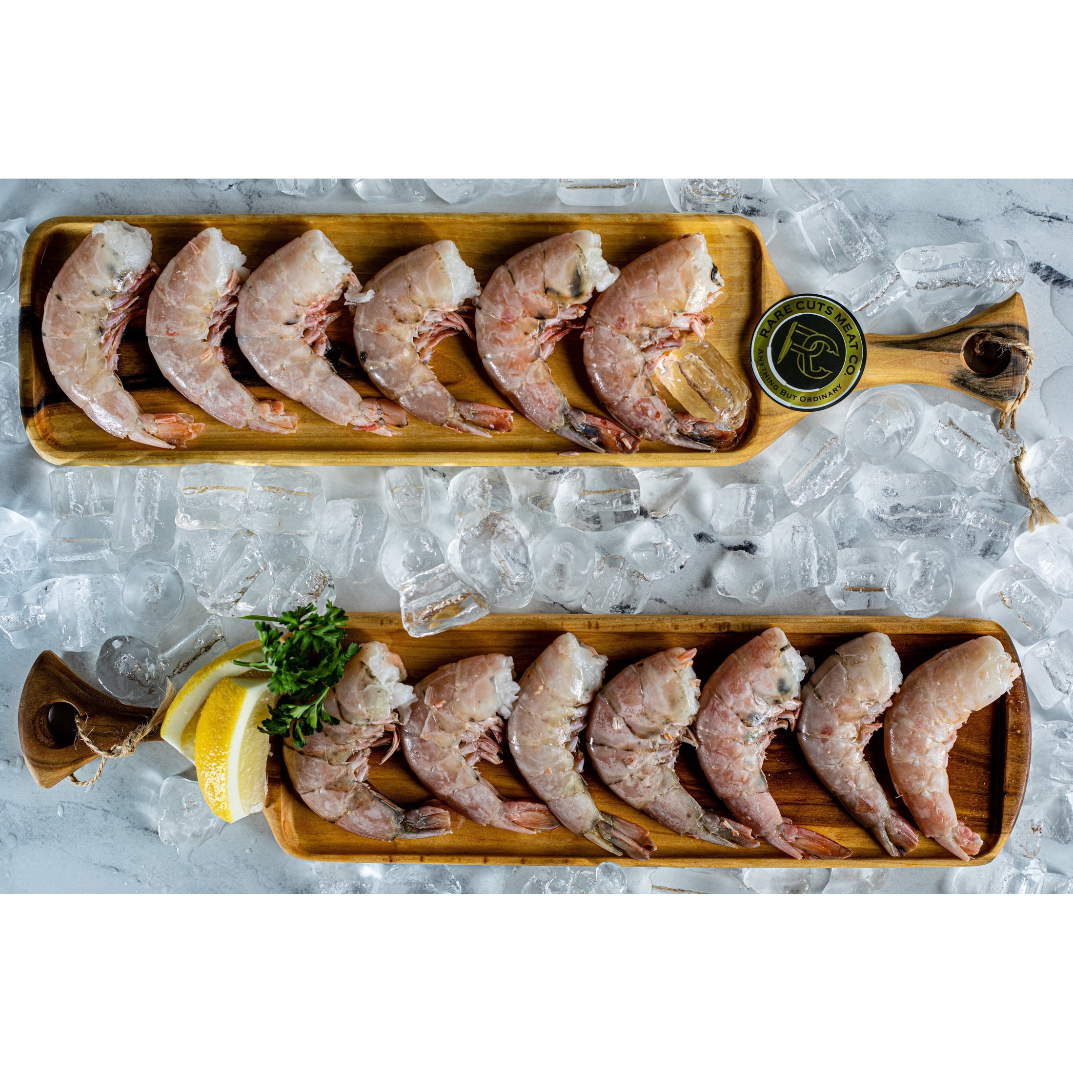 Rare Cuts Meat Co Shrimp U12 Colossal Shell on - 2 Lb Bag - Walmart.com