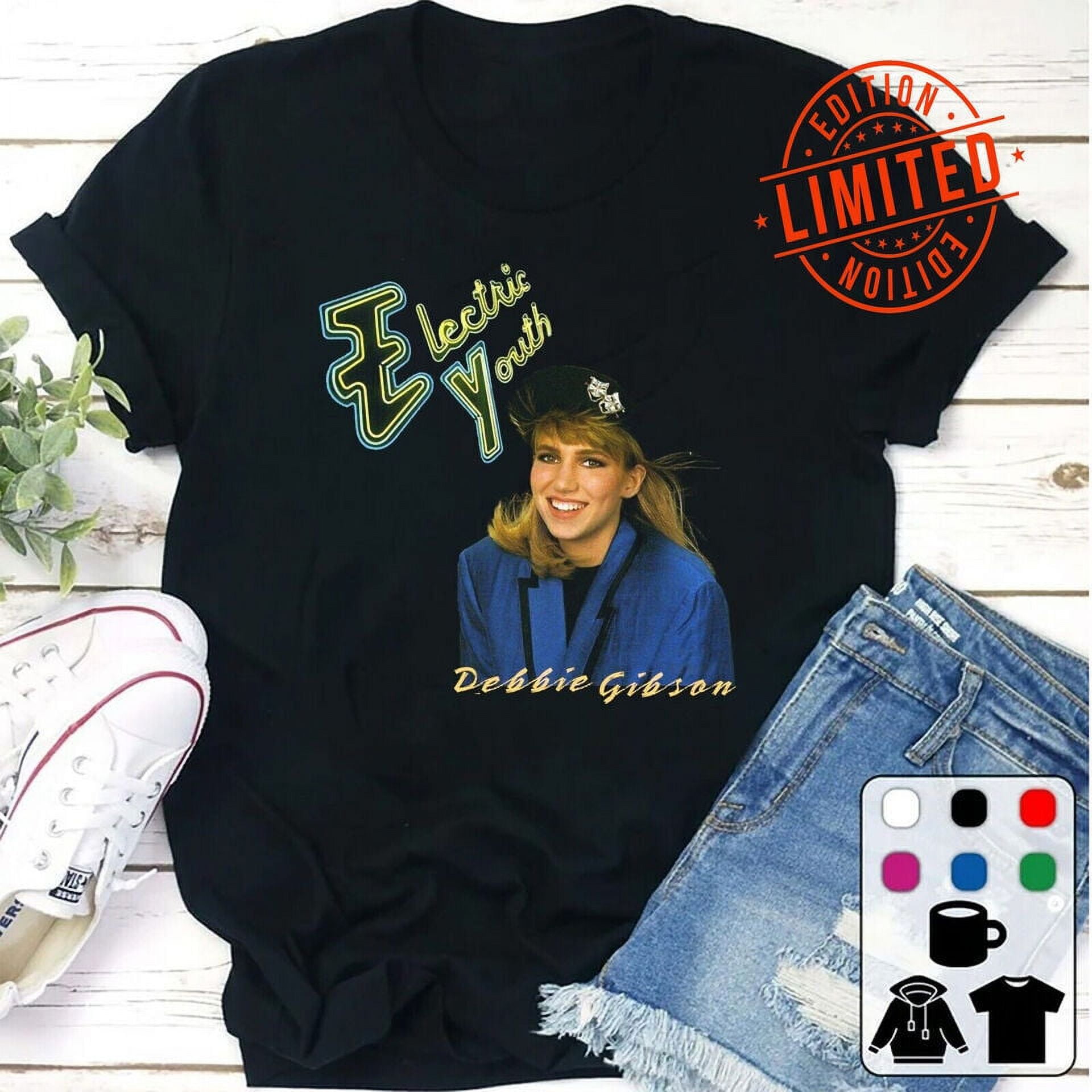 Rare Debbie Gibson Electric Youth Short Sleeve Unisex All Size T-Shirt ...