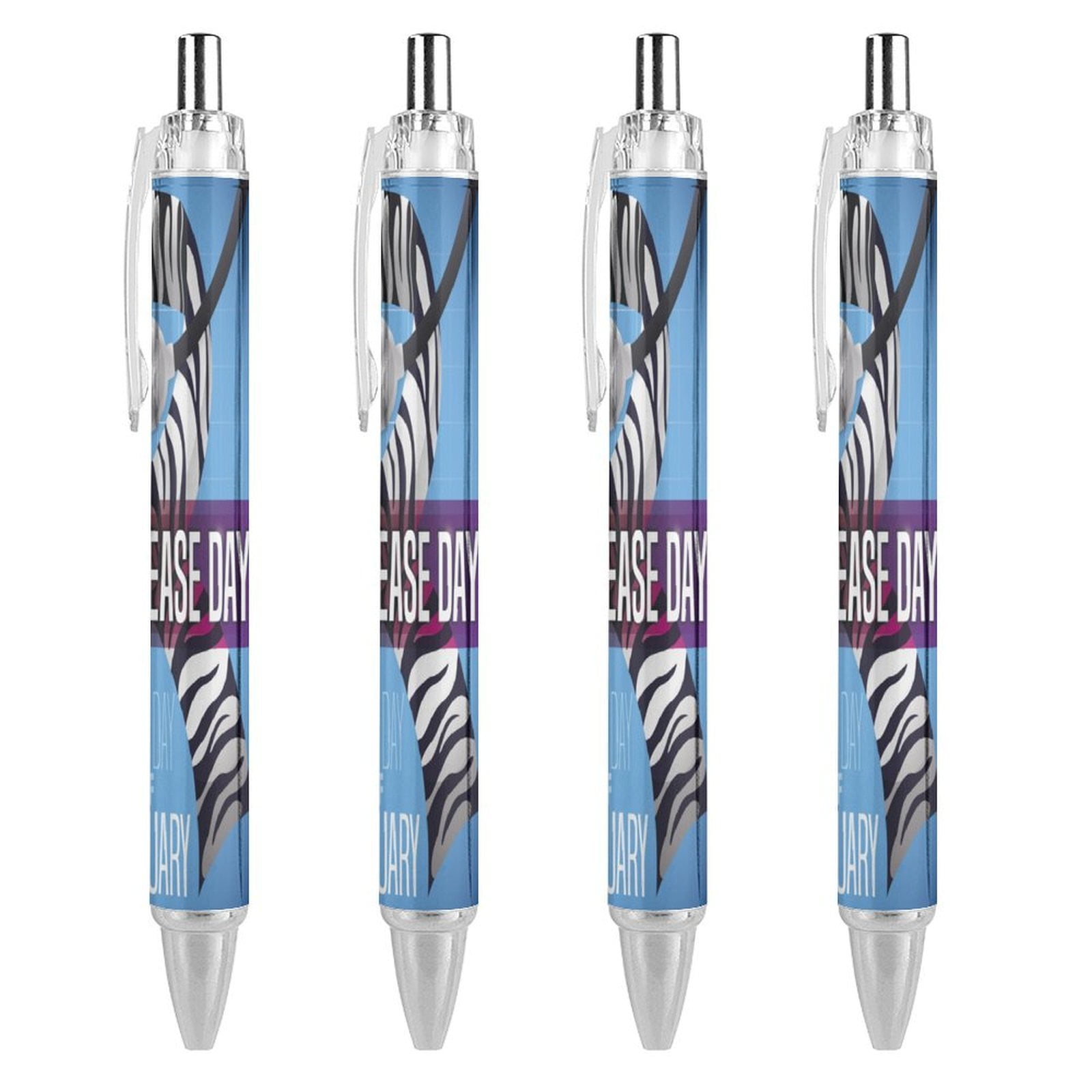 Rare Disease Awareness Day Zebra Ribbon Ballpoint Pen Retractable Pens ...