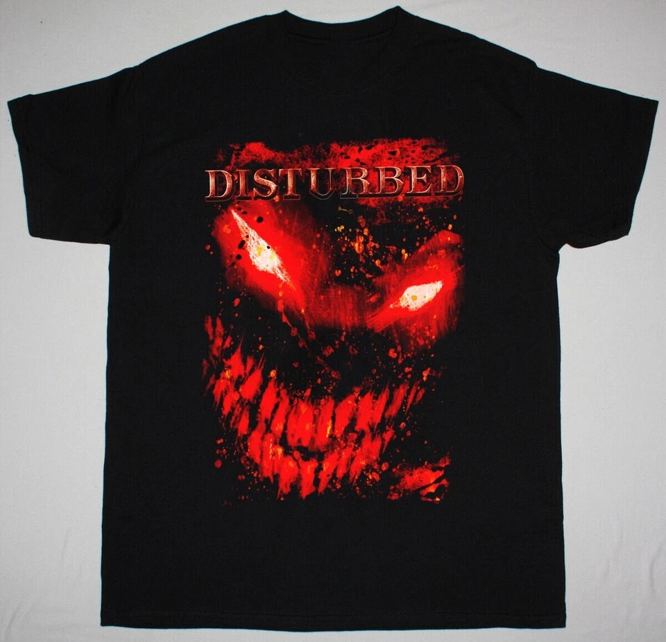 Rare Disturbed - Short Sleeve Cotton Gift For Fan Black All Size Shirt ...