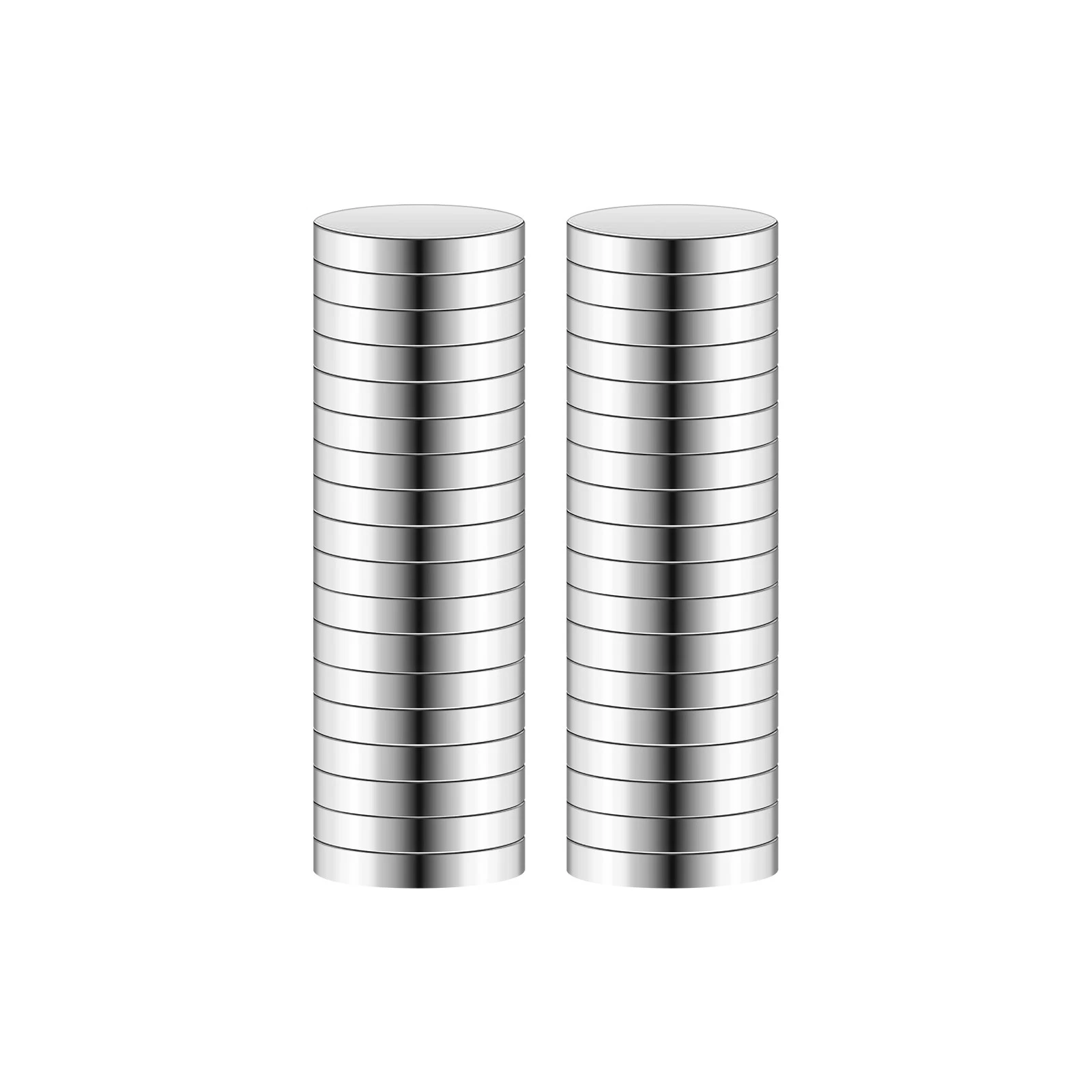 Rare Earth Magnets 100 Pcs Strong Round Small Neodymium Magnets Disc ...