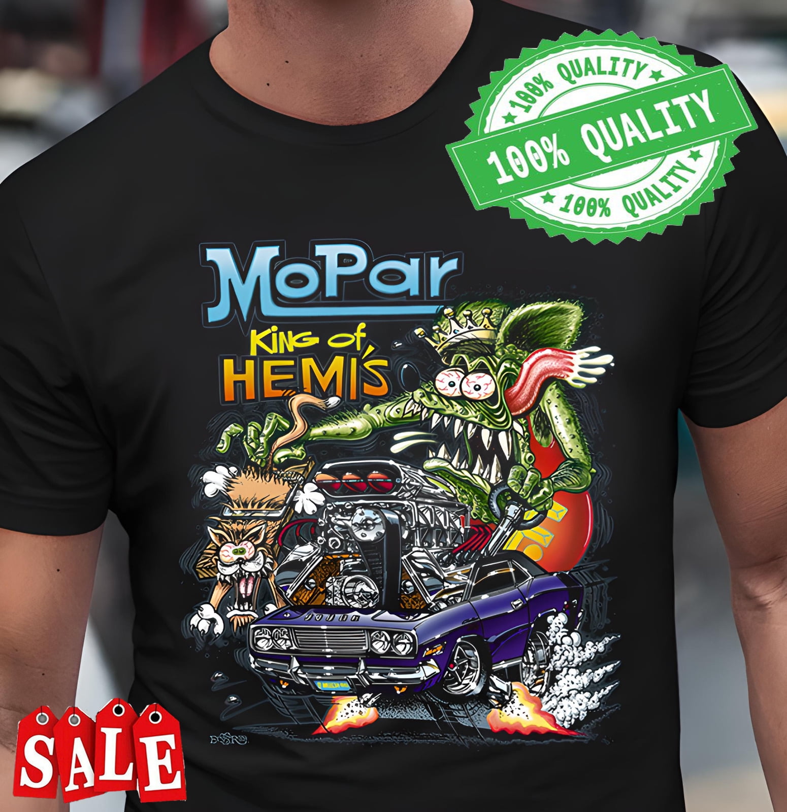 Rare Ed Roths Rat Fink King Of Hemi'S Shirt Unisex S-5Xl AF6575 ...