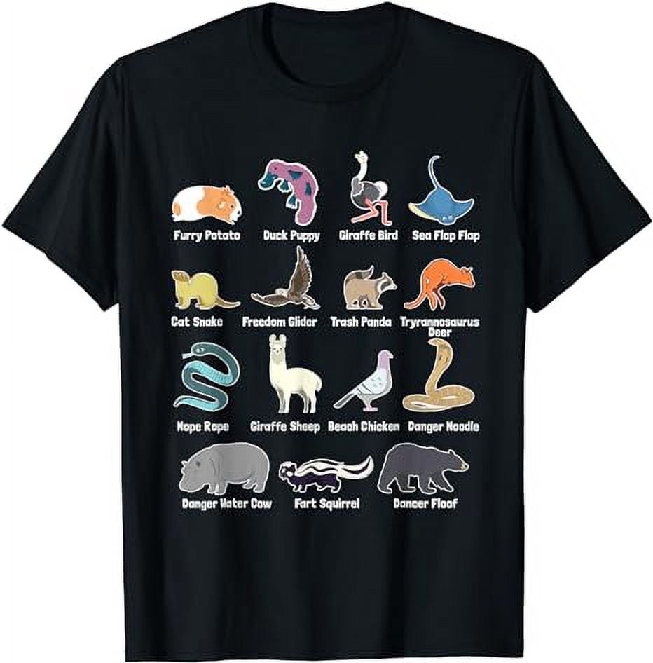 Rare Exotic Animals Funny Memes Gift T-Shirt - Walmart.com