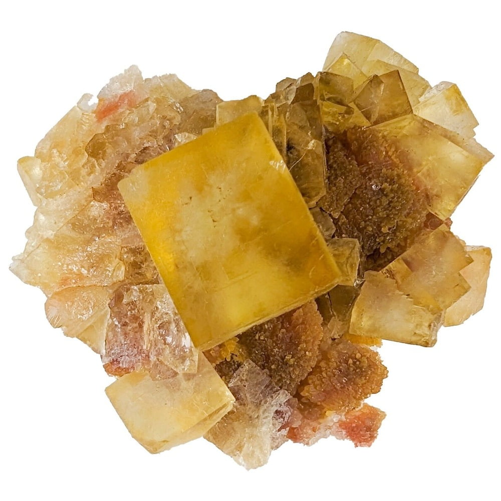 Rare Find Yellow Fluorite Collectors Specimen from Morocco - Walmart.com