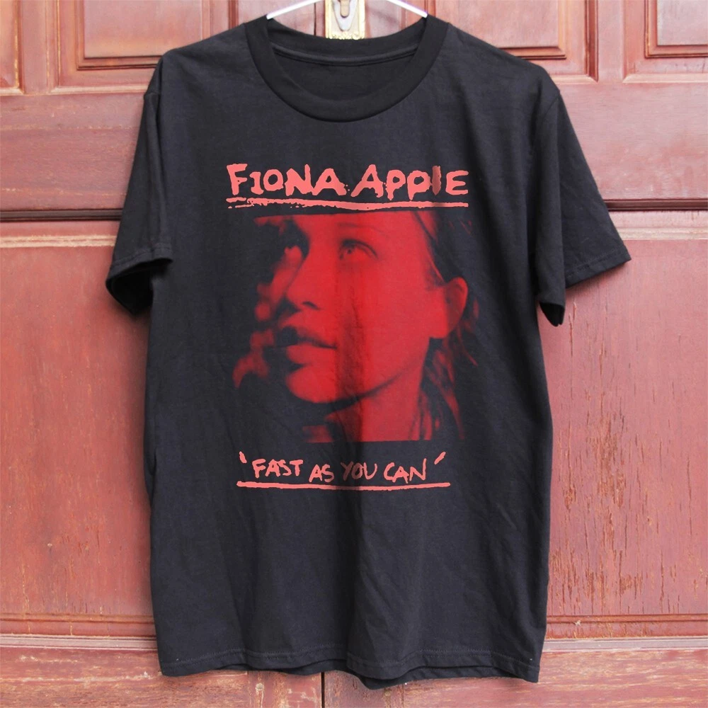 Rare Fiona Apple Fast as You Can't Heavy Unisex Black Cotton T-shirt S ...