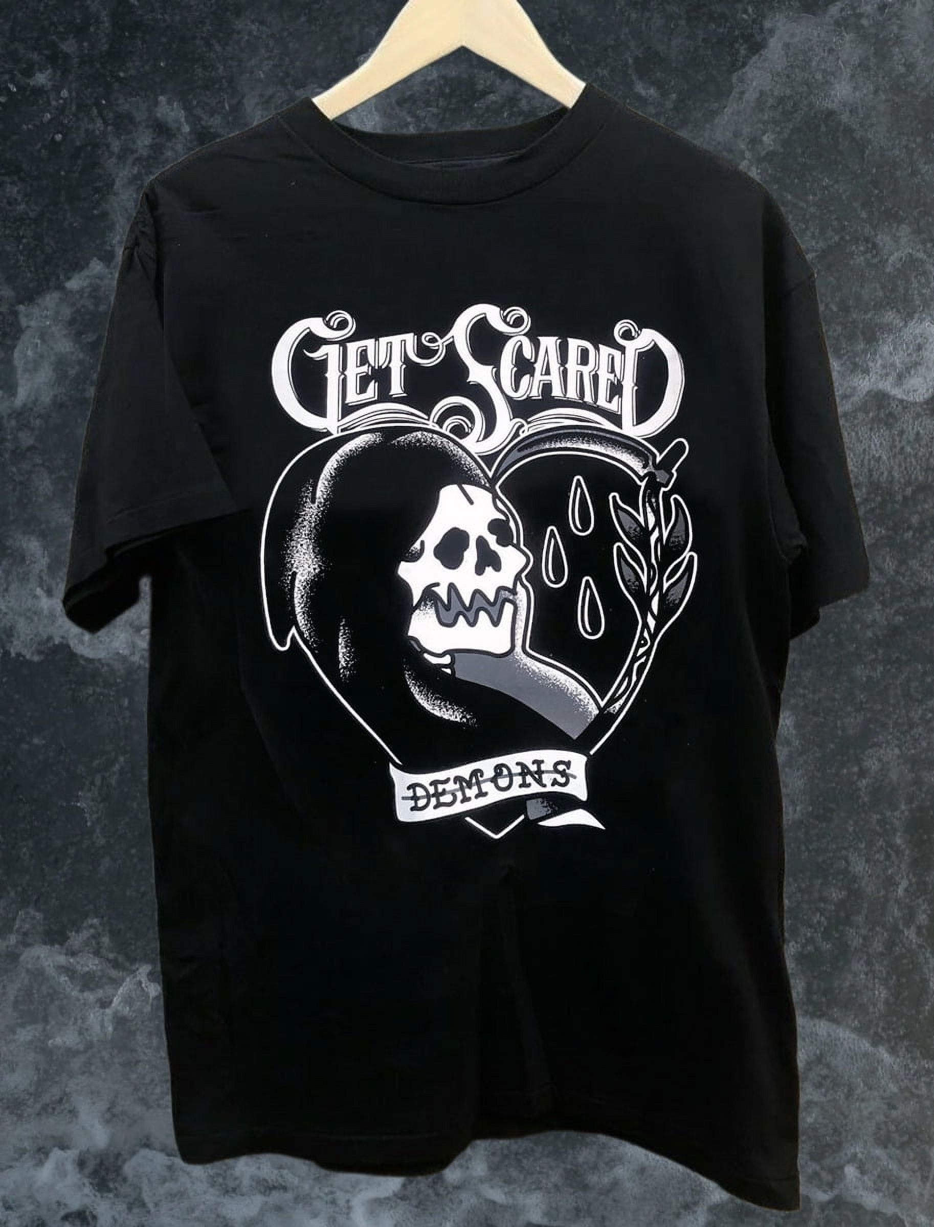 Rare Get Scared Band Collection Gift For Fan S to 5XL Black T-shirt ...