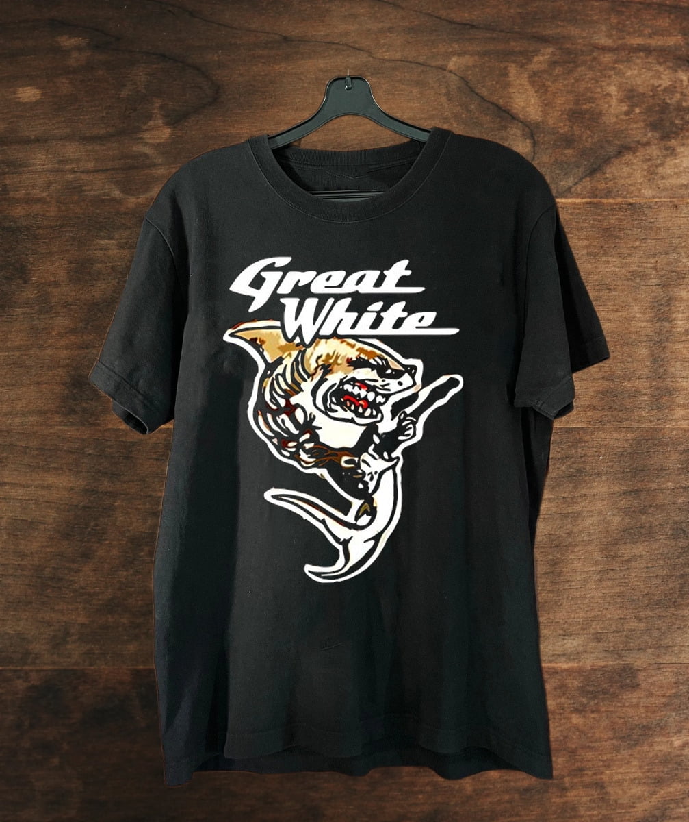 Rare Great White Poster Band All Size T-shirt - Walmart.com