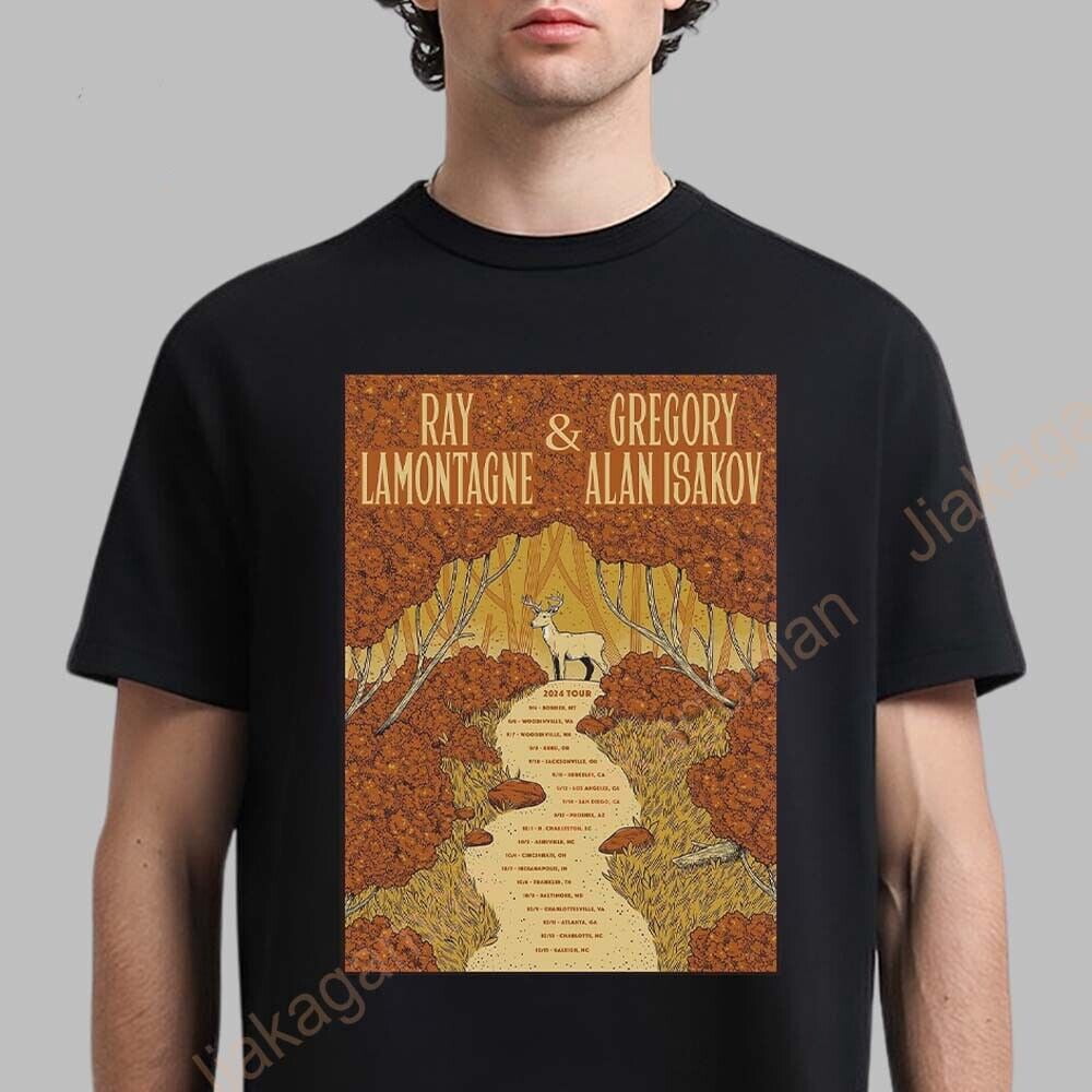 Rare Gregory Alan Isakov Tour 2024 T-shirt Print Front S73095 - Walmart.com