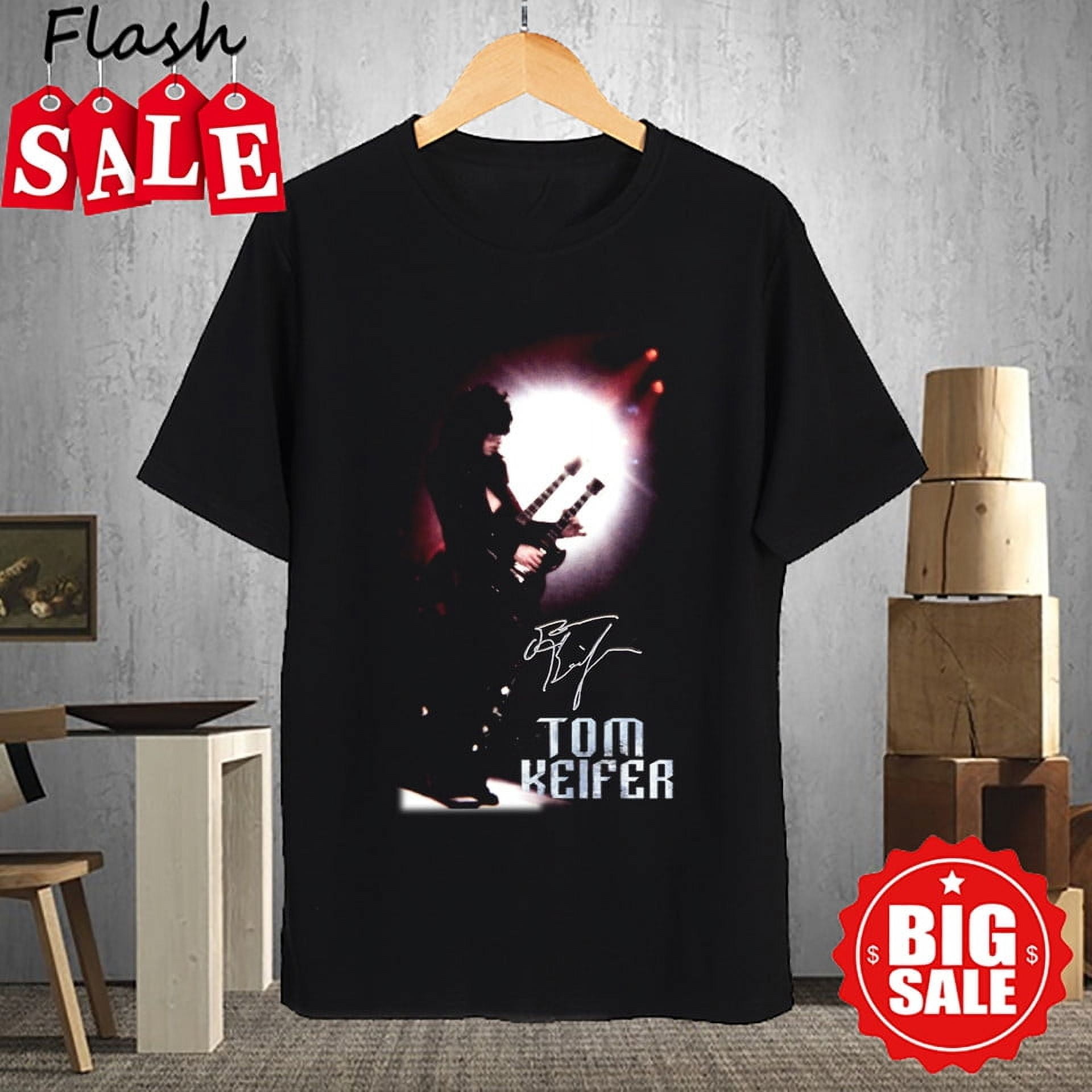 Rare Guitarist TOM KEIFER Cinderella - Gift For fan Black All Size ...