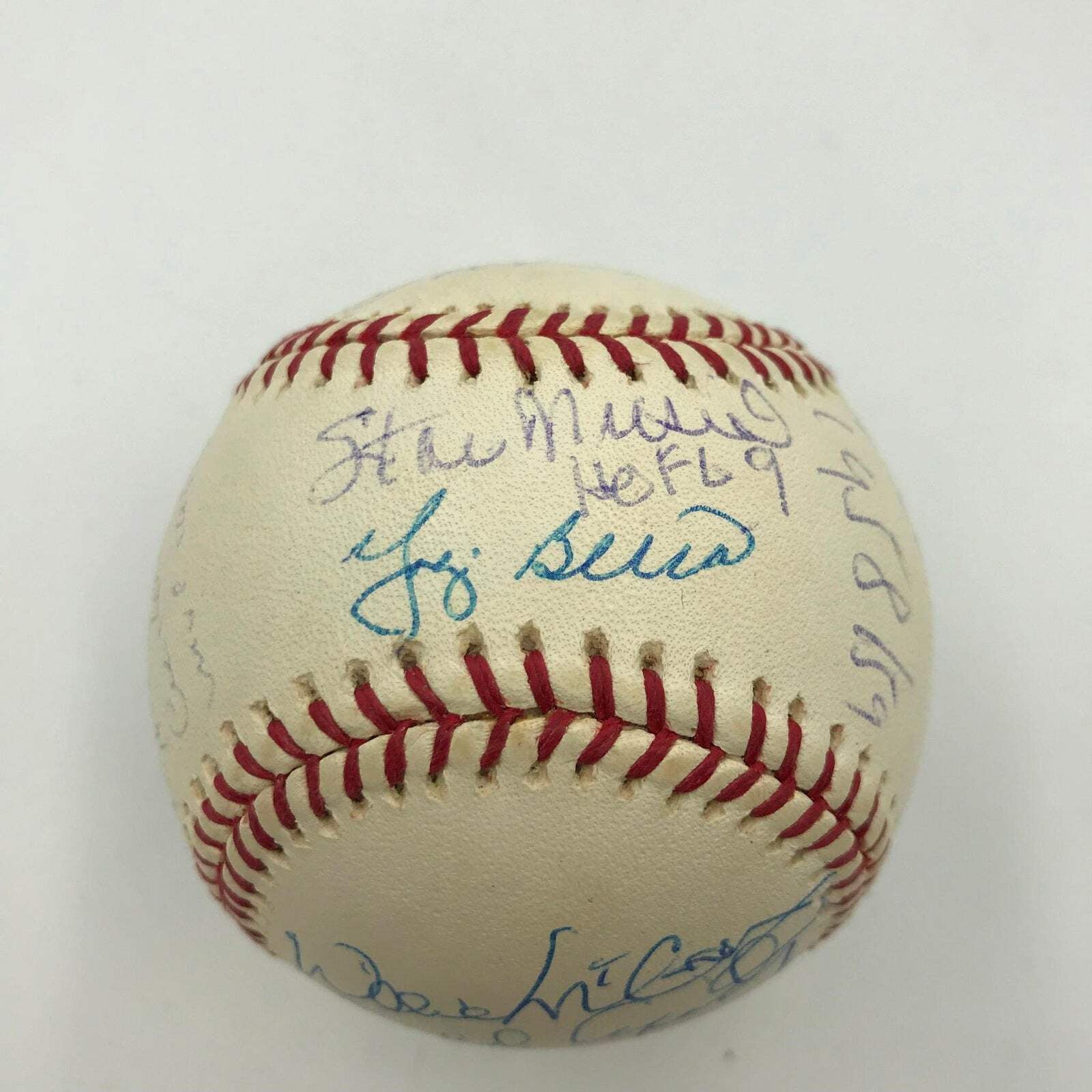 Rare Hank Aaron Ernie Banks Stan Musial MVP's Signed Inscribed NL ...