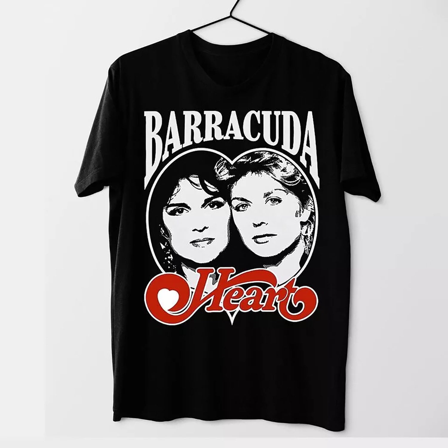 Rare Heart Band T-shirt Barracuda Gift Family Unisex - Walmart.com