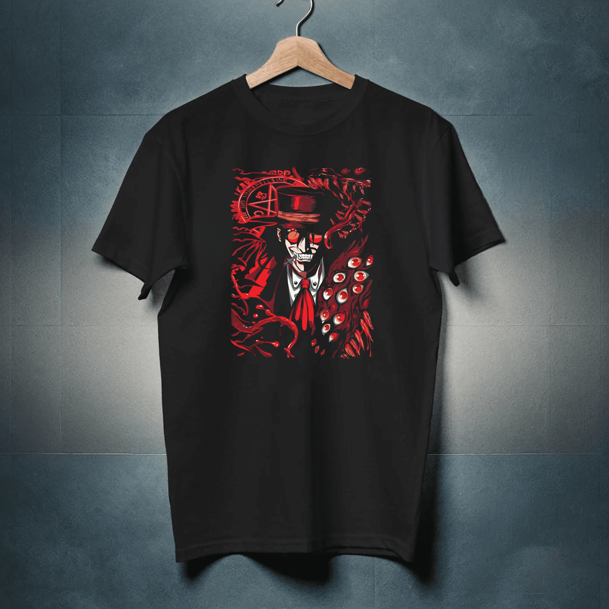 Rare Hellsing Shirt Alucard Tshirt Integra T-Shirt Seras Top Vampire ...