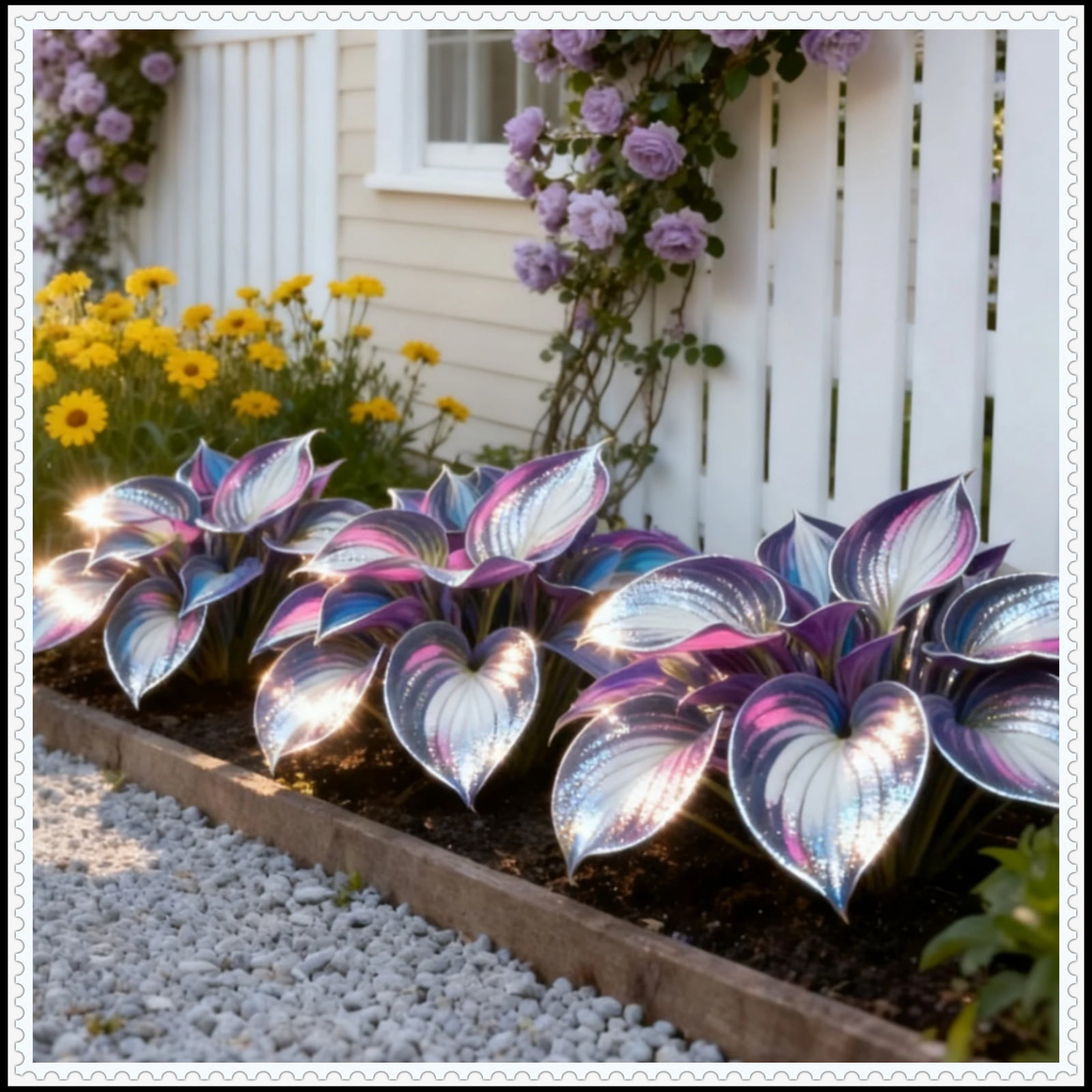 Rare Hosta- Bulk - Garden Stake for Outdoor Decoration--Fresh Natural ...