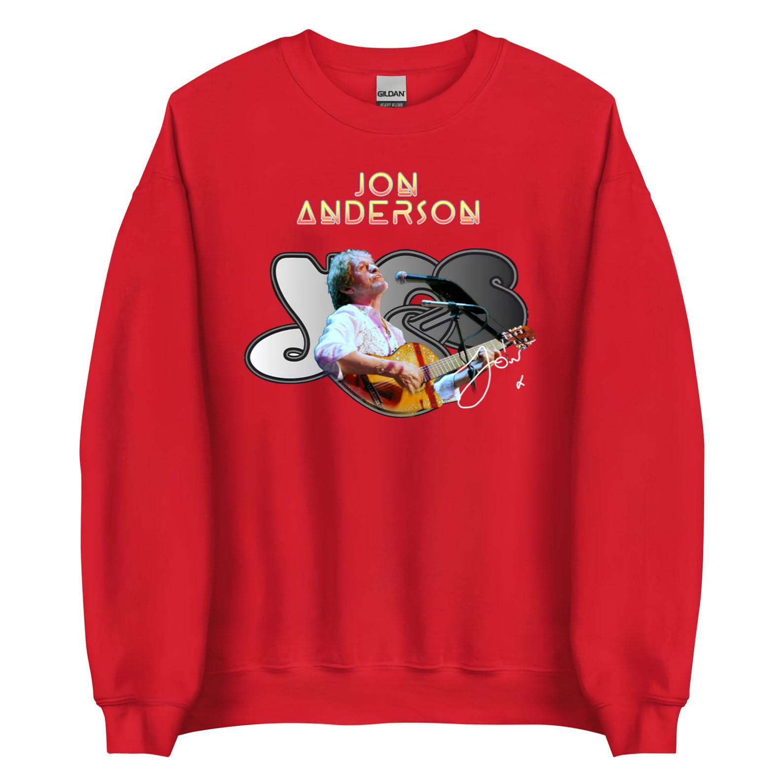 Rare Jon Anderson Yes Band Black T-shirt Short Sleeve Unisex S-5xl ...