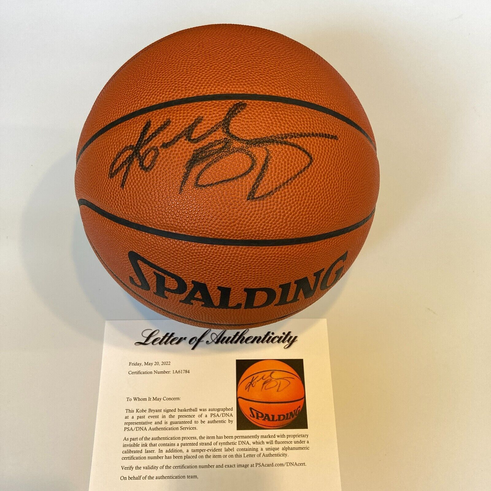 Rare Kobe Bryant Signed Spalding Official NBA Game Basketball PSA DNA COA - Walmart.com