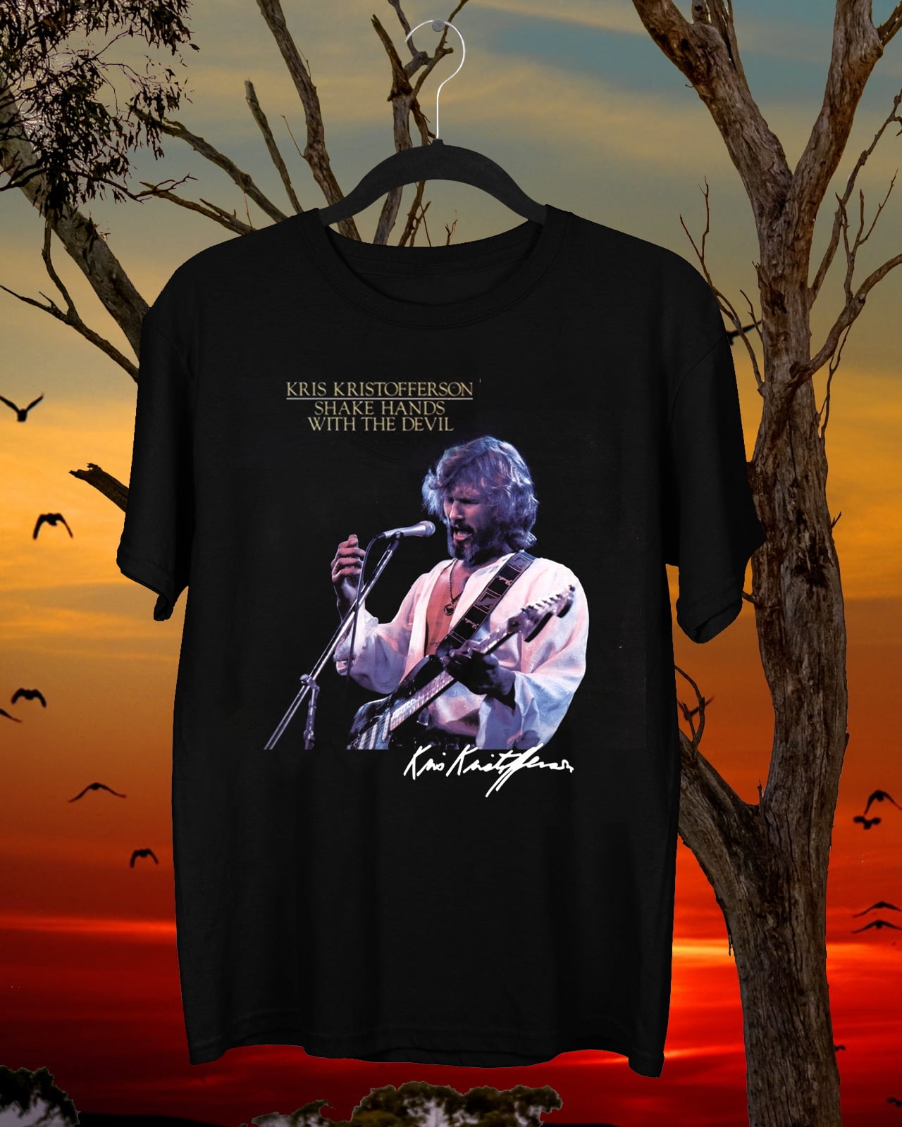 Rare Kris Kristofferson Short Sleeve Gift for Fan Unisex T-Shirt ...