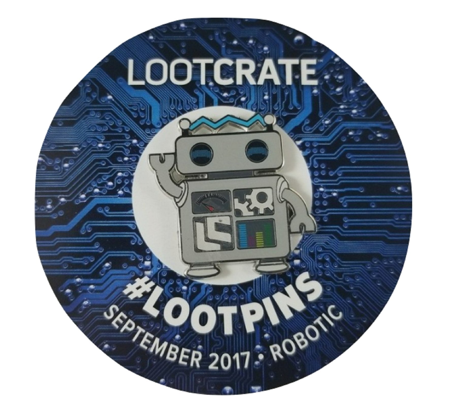Rare Limited Edition Discontinued Loot Crate Robotic Pin - September ...
