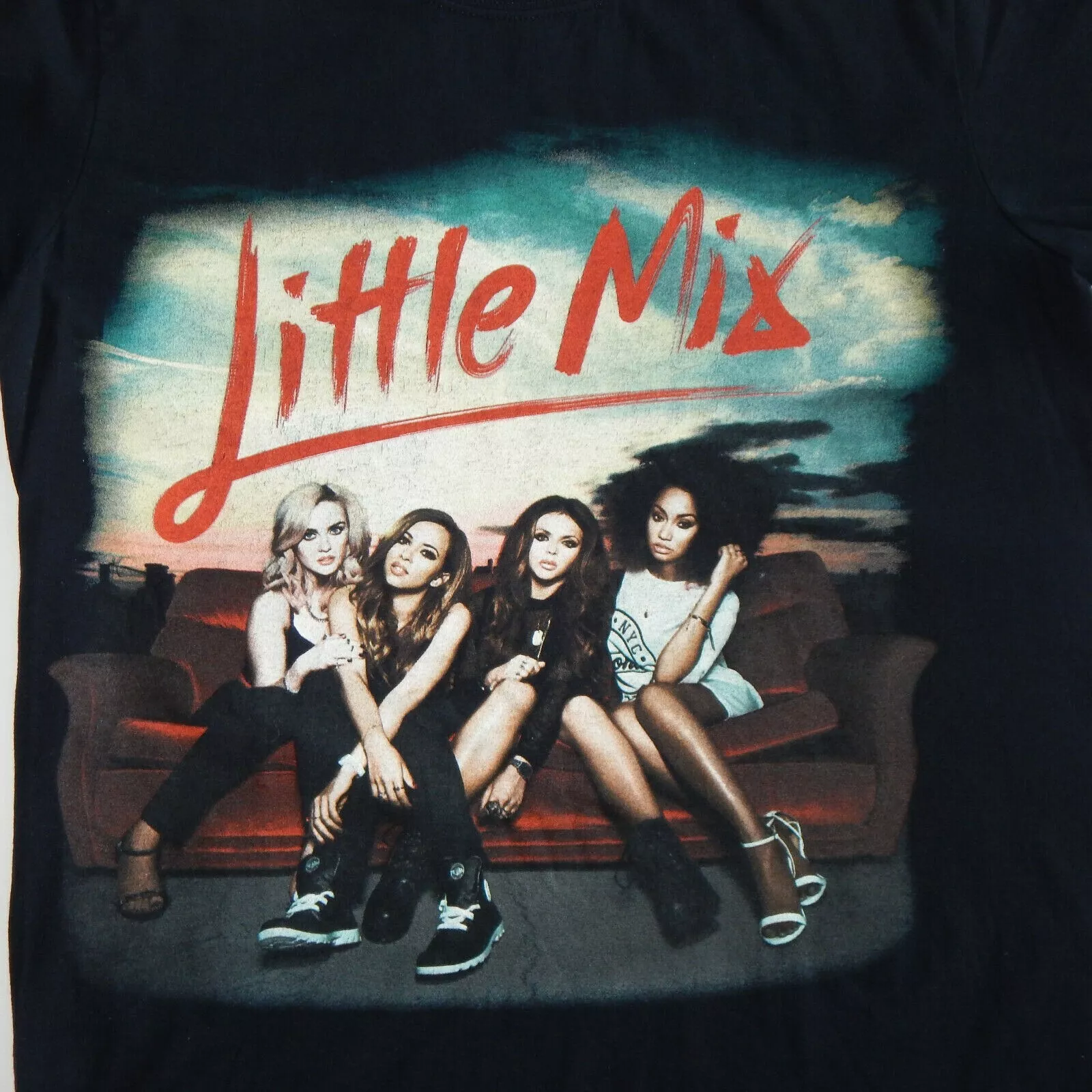 Rare Little Mix Band 2014 Short Sleeve Black Men S-234xl T-shirt Nd250 ...