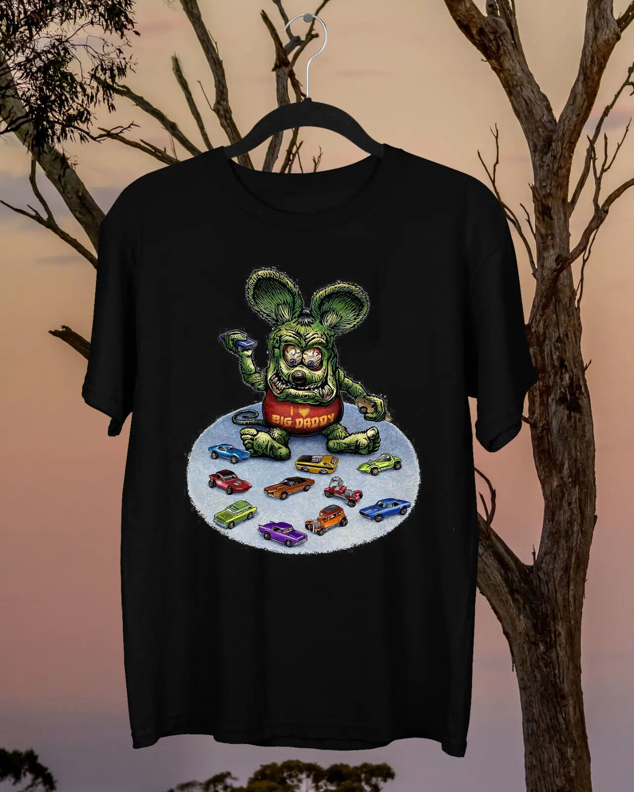 Rare Love Ed Roth Rat Fink Gift For Fan Black Unisex T-shirt L2709_50 ...