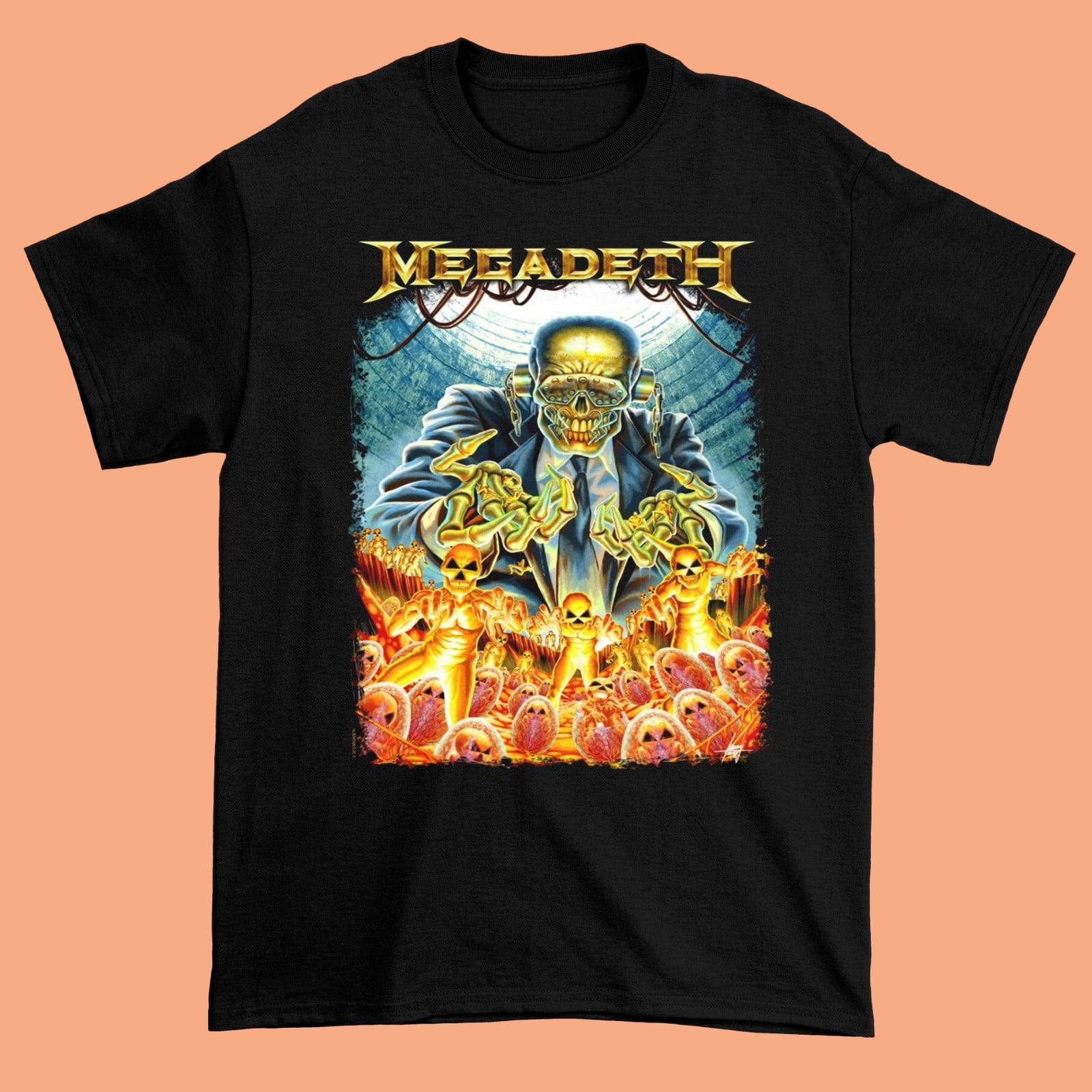 Rare Megadeth Black Men Shirt Gift Family All Size Cotton - Walmart.com