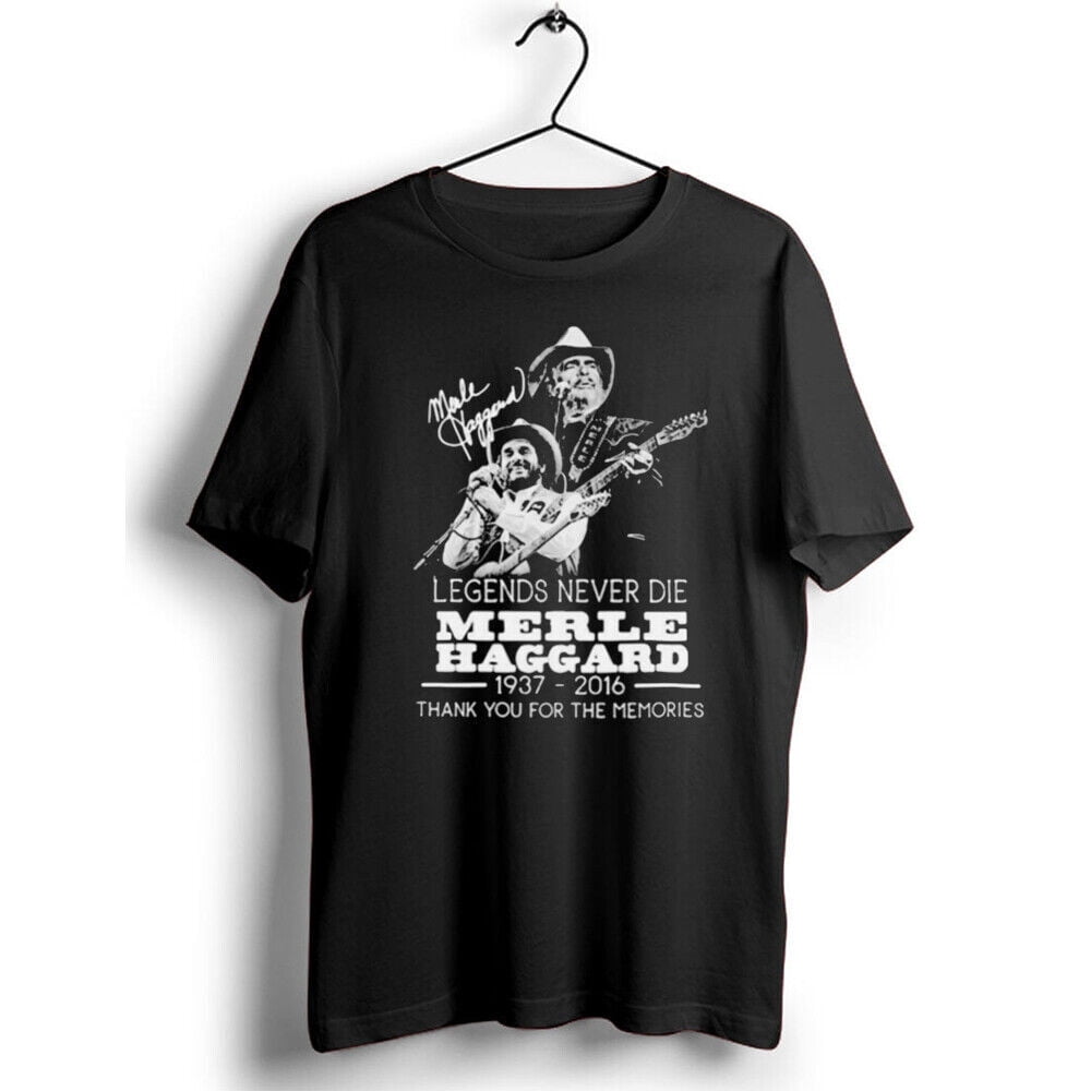Rare Merle Haggard 1937-2016 Thank You Classic Country Music Shirt ...