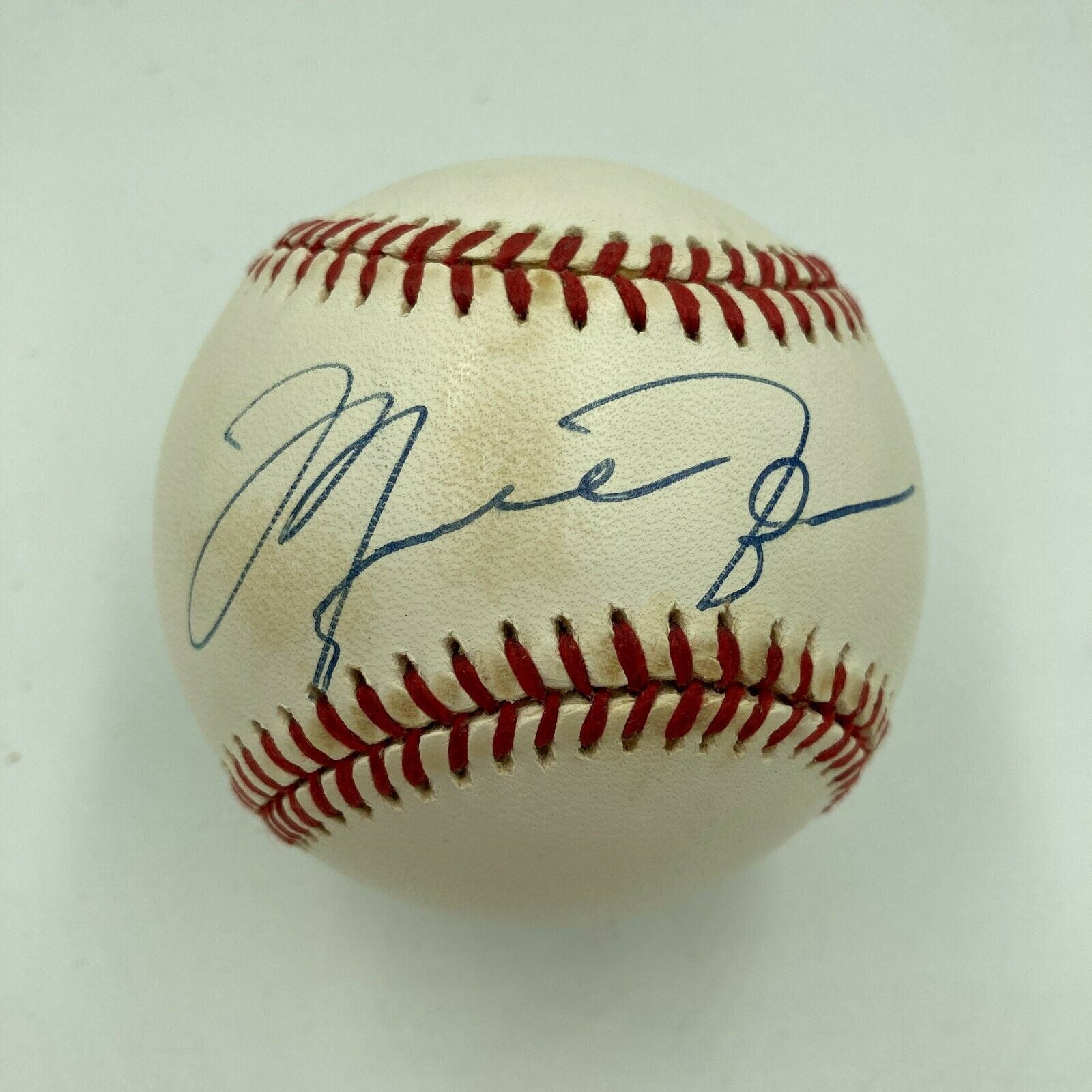 Rare Michael Jordan Signed 1990s American League Baseball Bold ...
