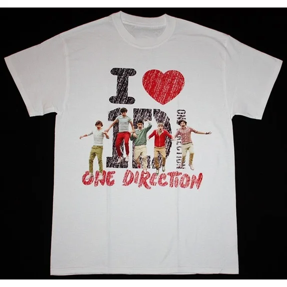 Rare One Direction band White 100% Cotton Shirts - Walmart.com