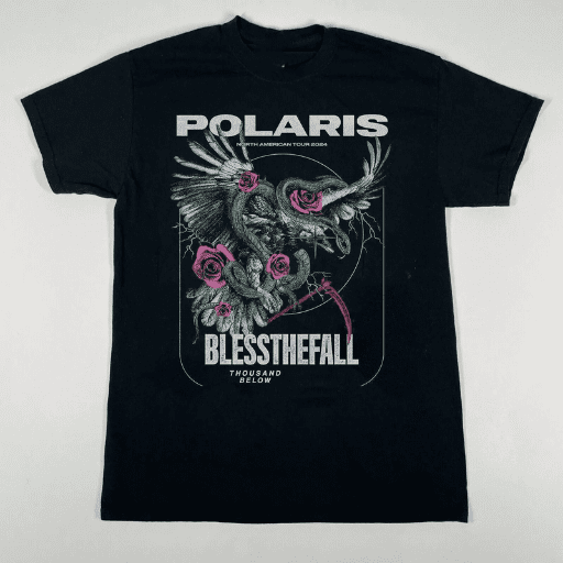 Rare Polaris and Blessthefall Tour Band All Size Gift For Fan T-Shirt ...
