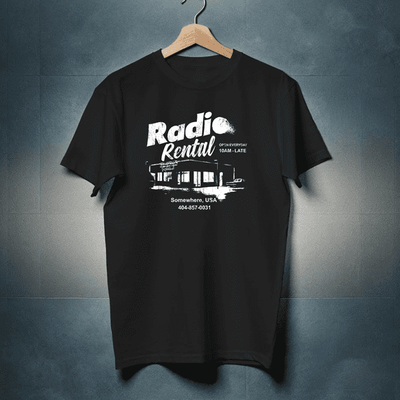 Rare Radio Rental Open Late Horror Podcast Fan T-Shirt - Walmart.com