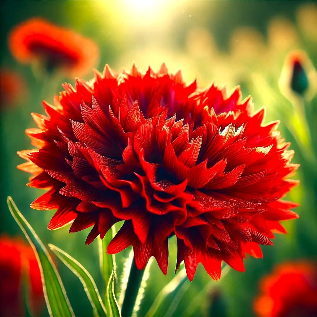Rare Red Terry Cornflower 300 Seeds SMRfor Planting Annual Bachelor’s ...