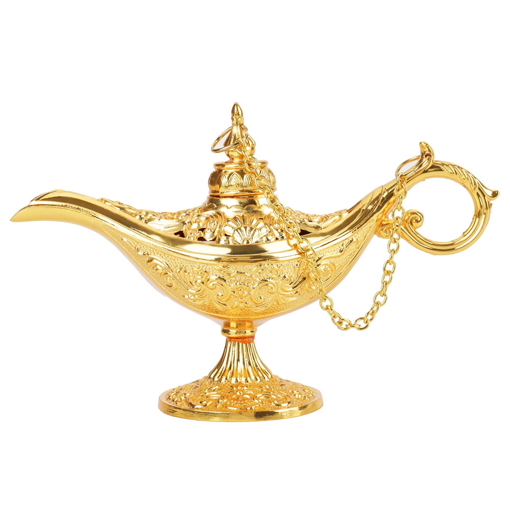 Rare Retro Legend Color Aladdin Magic Genie Light Wishing Lamp Pot ...