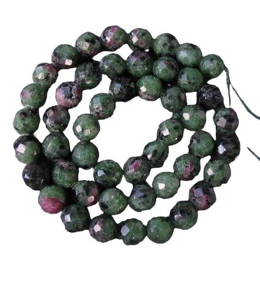 Rare Ruby Zoisite Bead Strand - 16