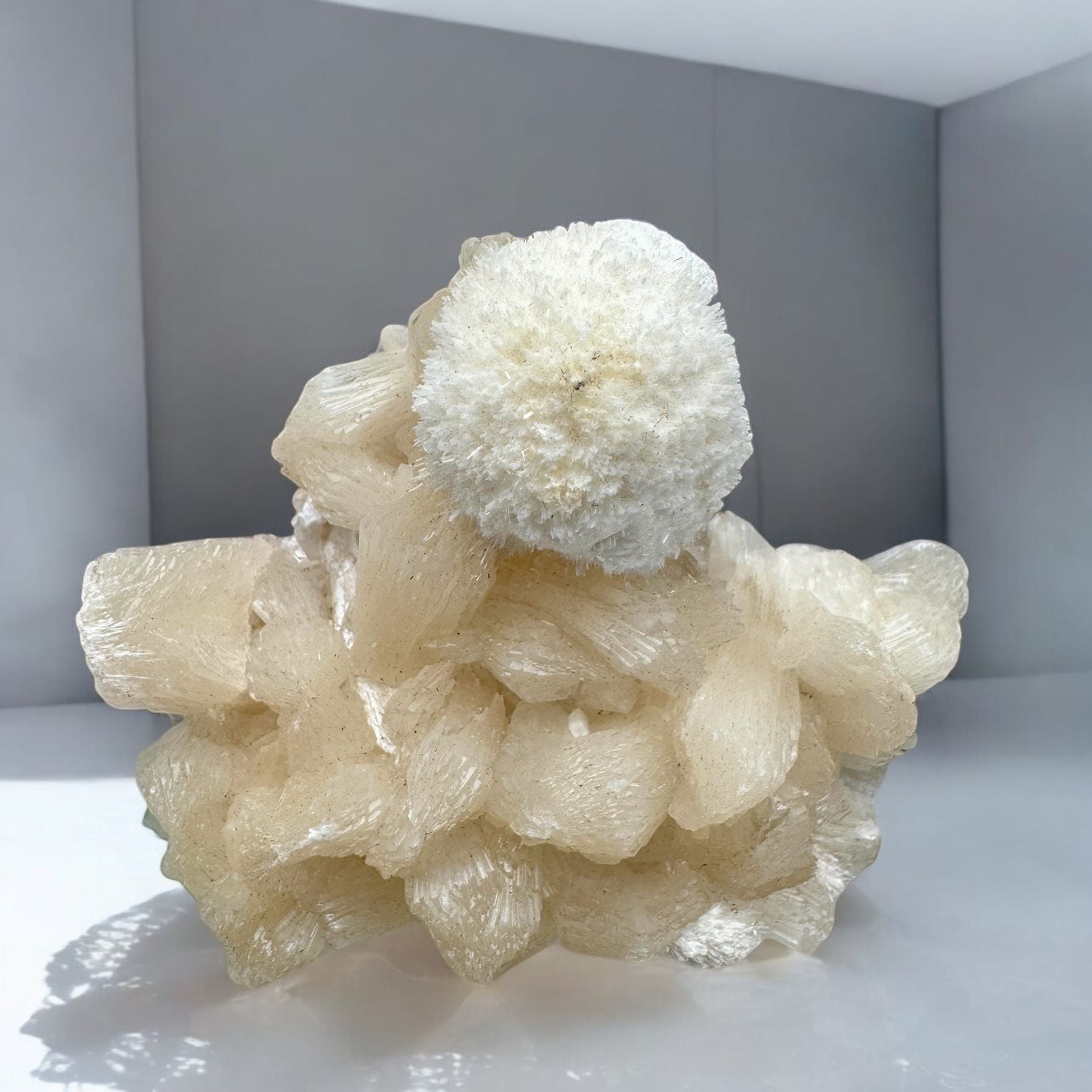 Rare Stilbite with Mordenite Crystal Cluster - Walmart.com