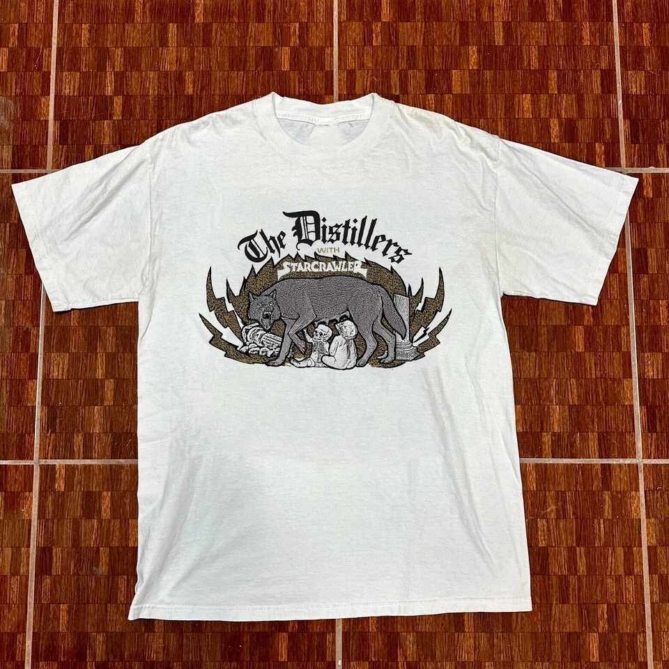 Rare THE DISTILLERS STARCRAWLER 2019 Tour White All Size Shirt AR357 ...