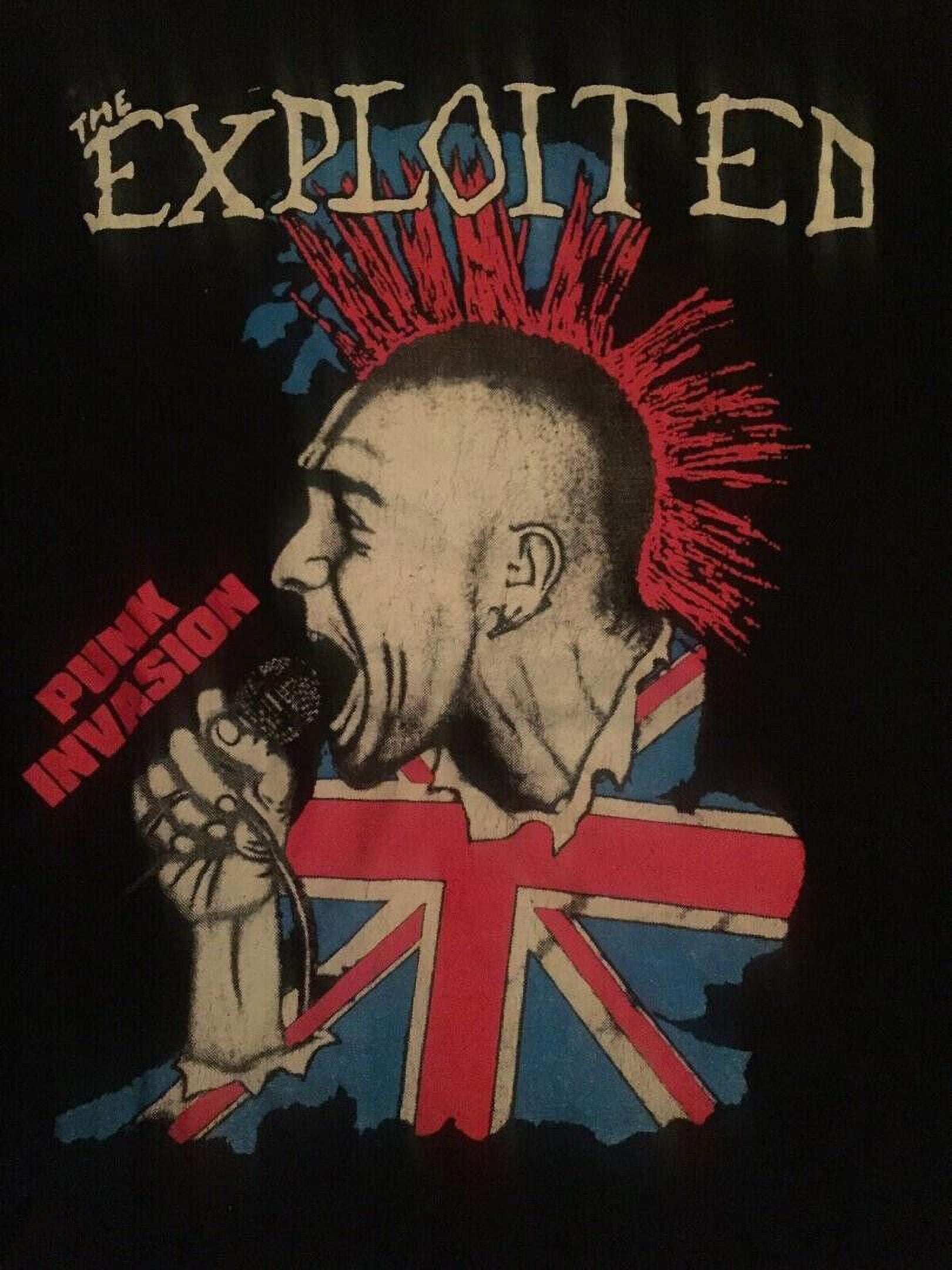 Rare THE EXPLOITED PUNK INVASION Cotton Black Men S-2345XL T-Shirt ...