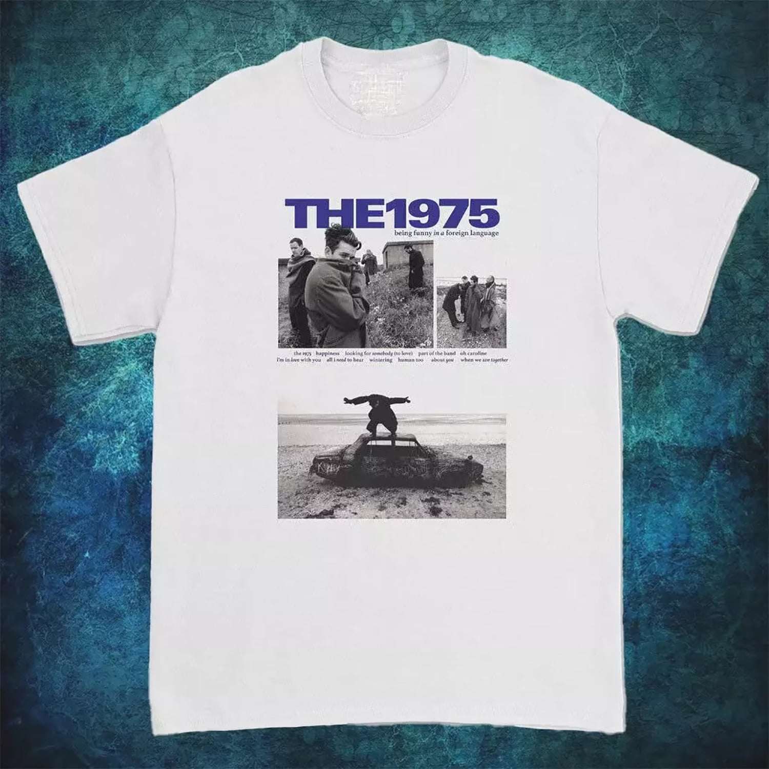 Rare The 1975 Band Heavy Cotton White Full Size Unisex Shirt - Walmart.com