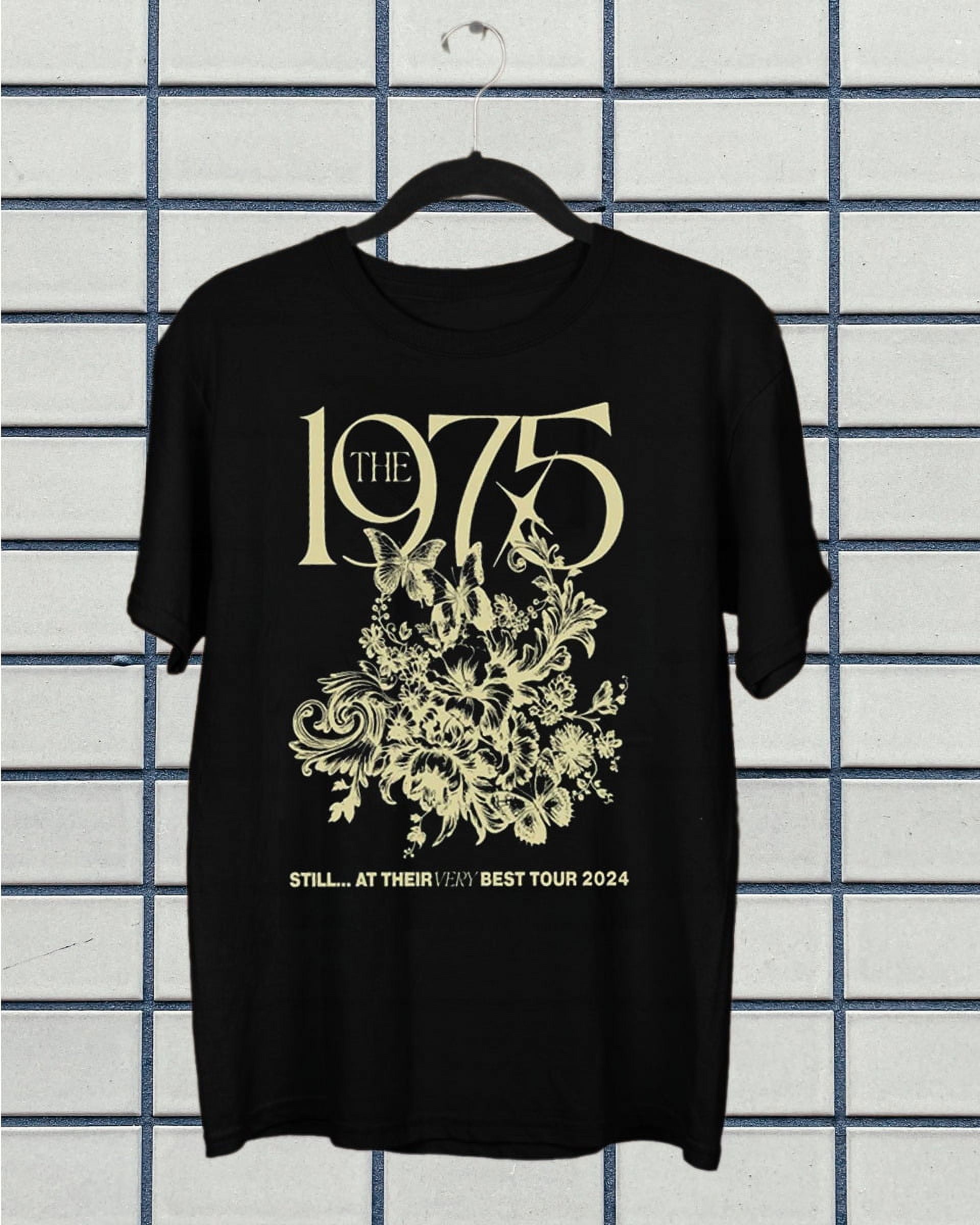 Rare The 1975 Band Tour 2024 S to 5XL Black T-shirt - Walmart.com