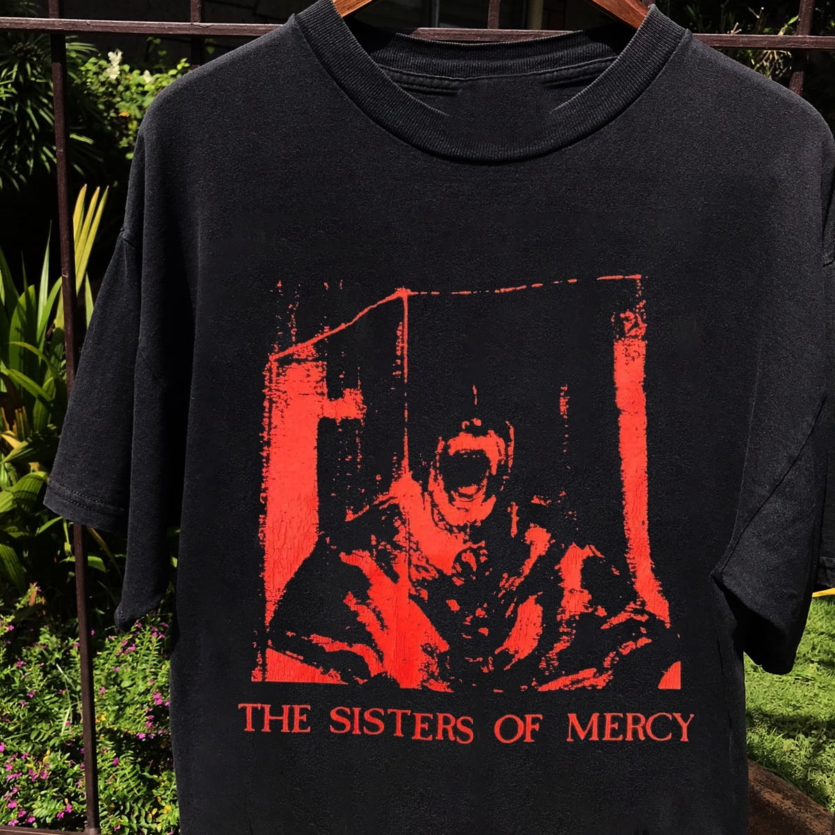 Rare The Sisters Of Mercy Tour Short Sleeve Band All Size Gift For Fan ...
