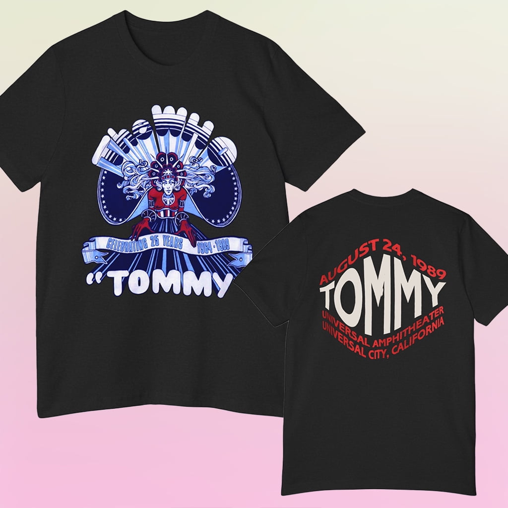 Rare Vintage 1989 The Who Tommy Rock Opera Tour Graphic T-shirt 2 sided ...