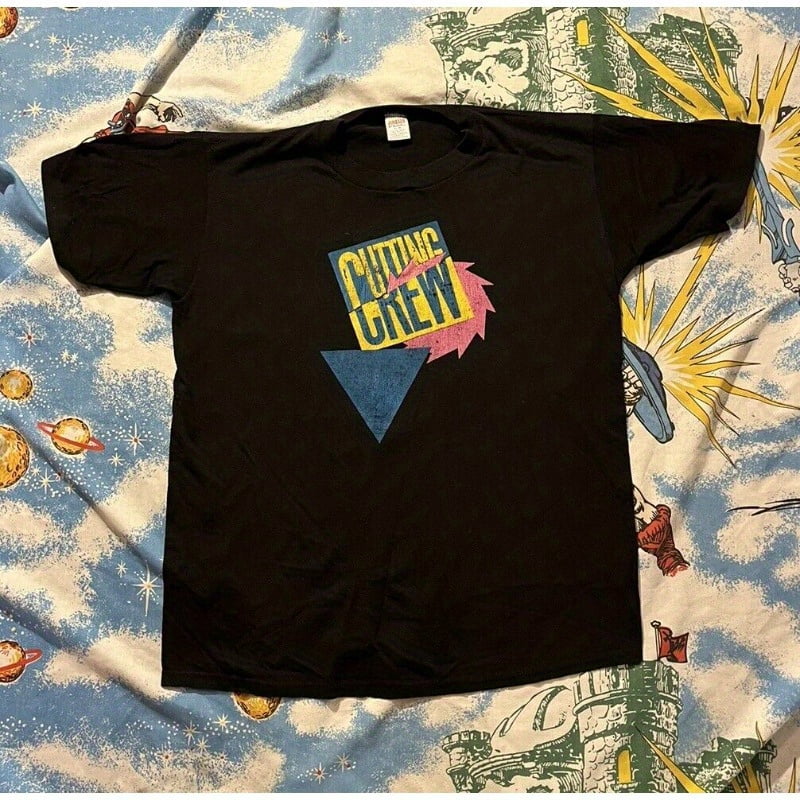 Rare Vintage 80s Cutting Crew T shirt Xl 1986 Single Stitch London New ...