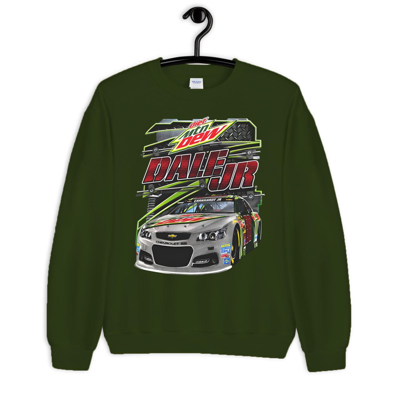 Rare Vintage Nascar Dale Earnhardt Jr. T-shirt Diet Mountain Dew Full ...